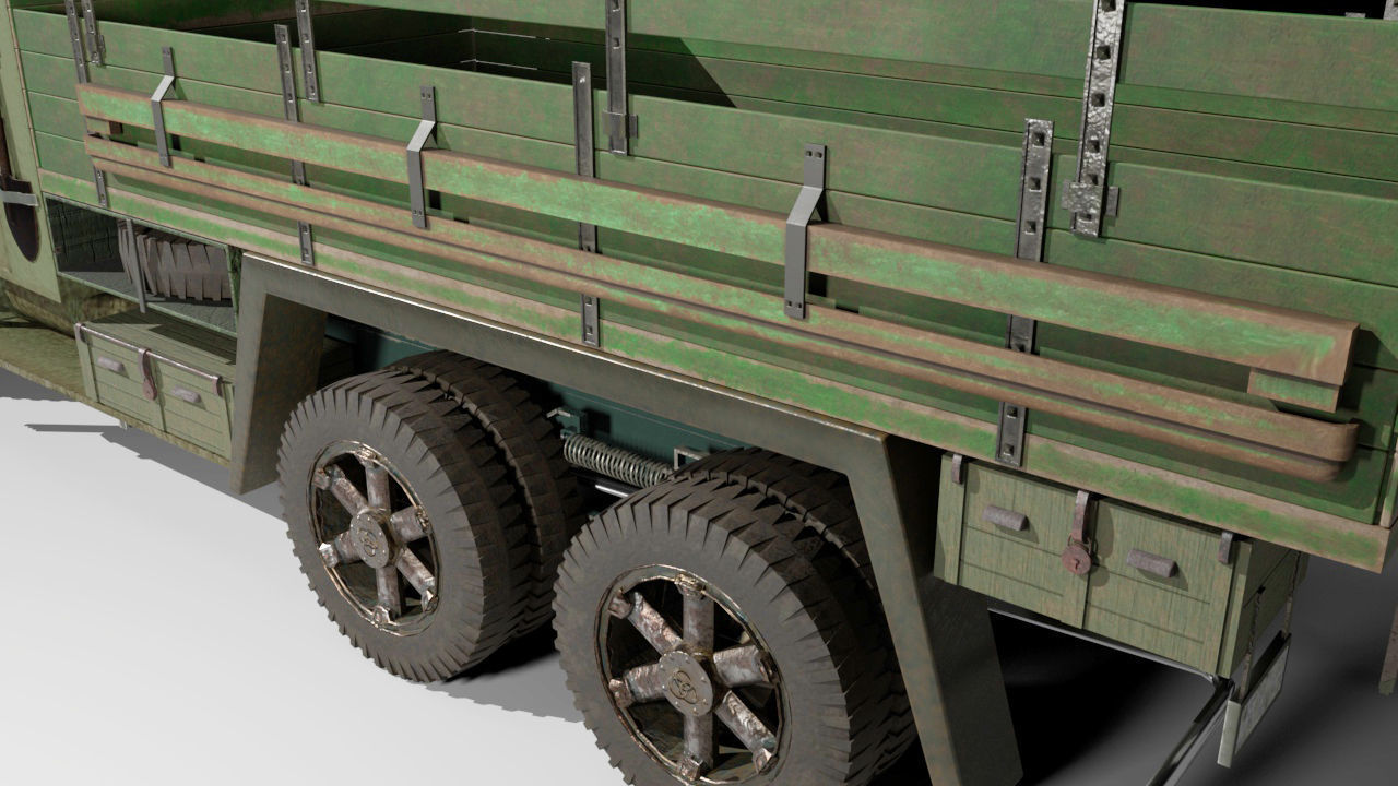 WW2 German Krupp Truck 3D model | CGTrader