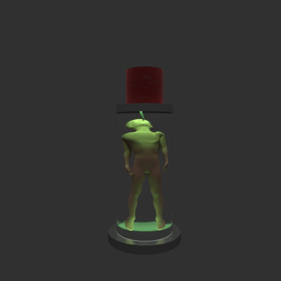 Human test tube free VR / AR / low-poly 3D model | CGTrader
