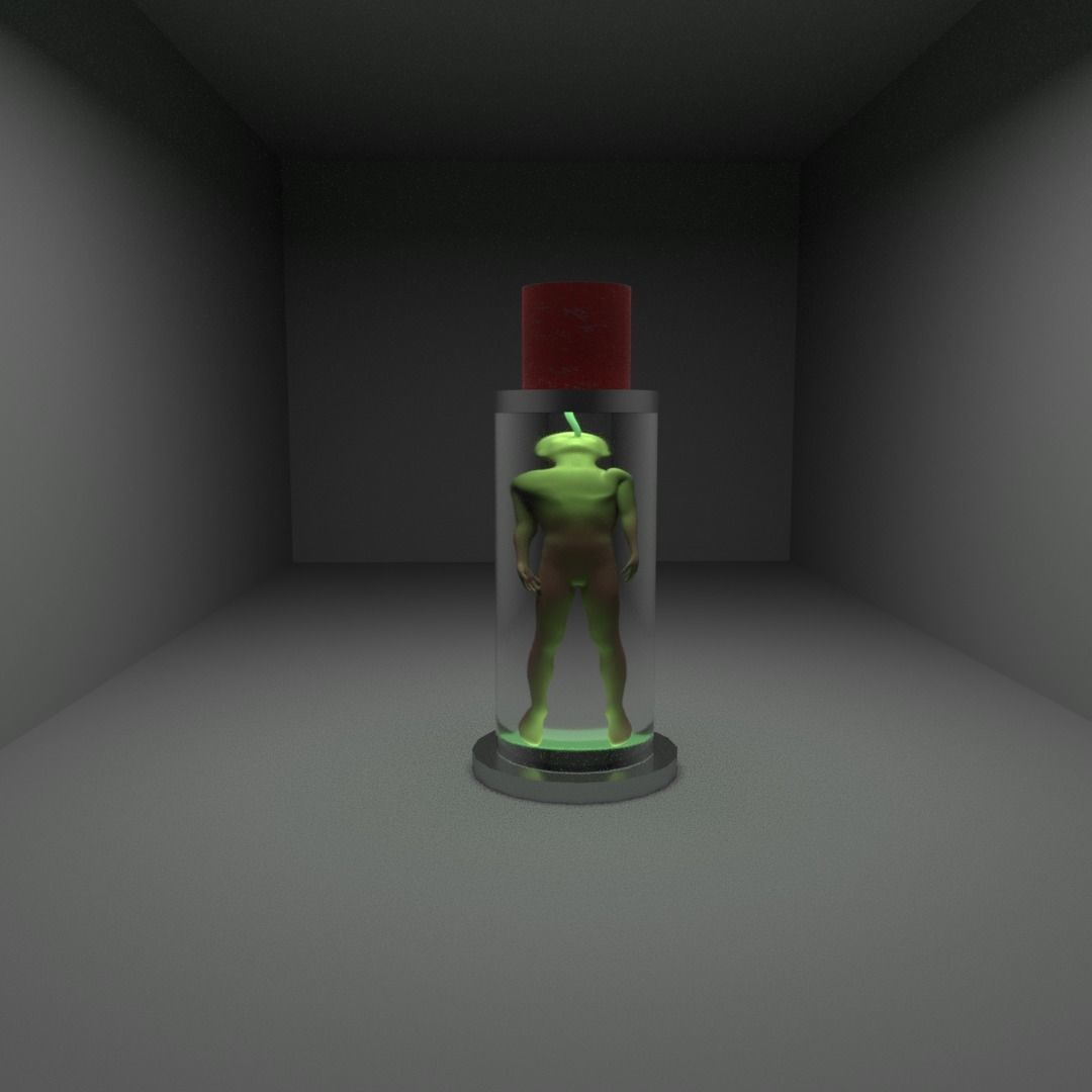 Human test tube free VR / AR / low-poly 3D model | CGTrader