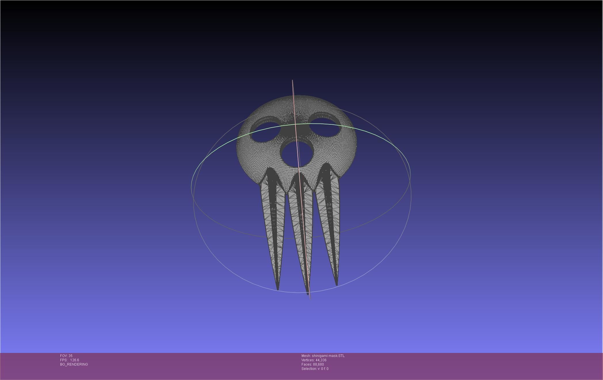 Soul Eater Shinigami Mask Printable Model 3D model 3D printable | CGTrader