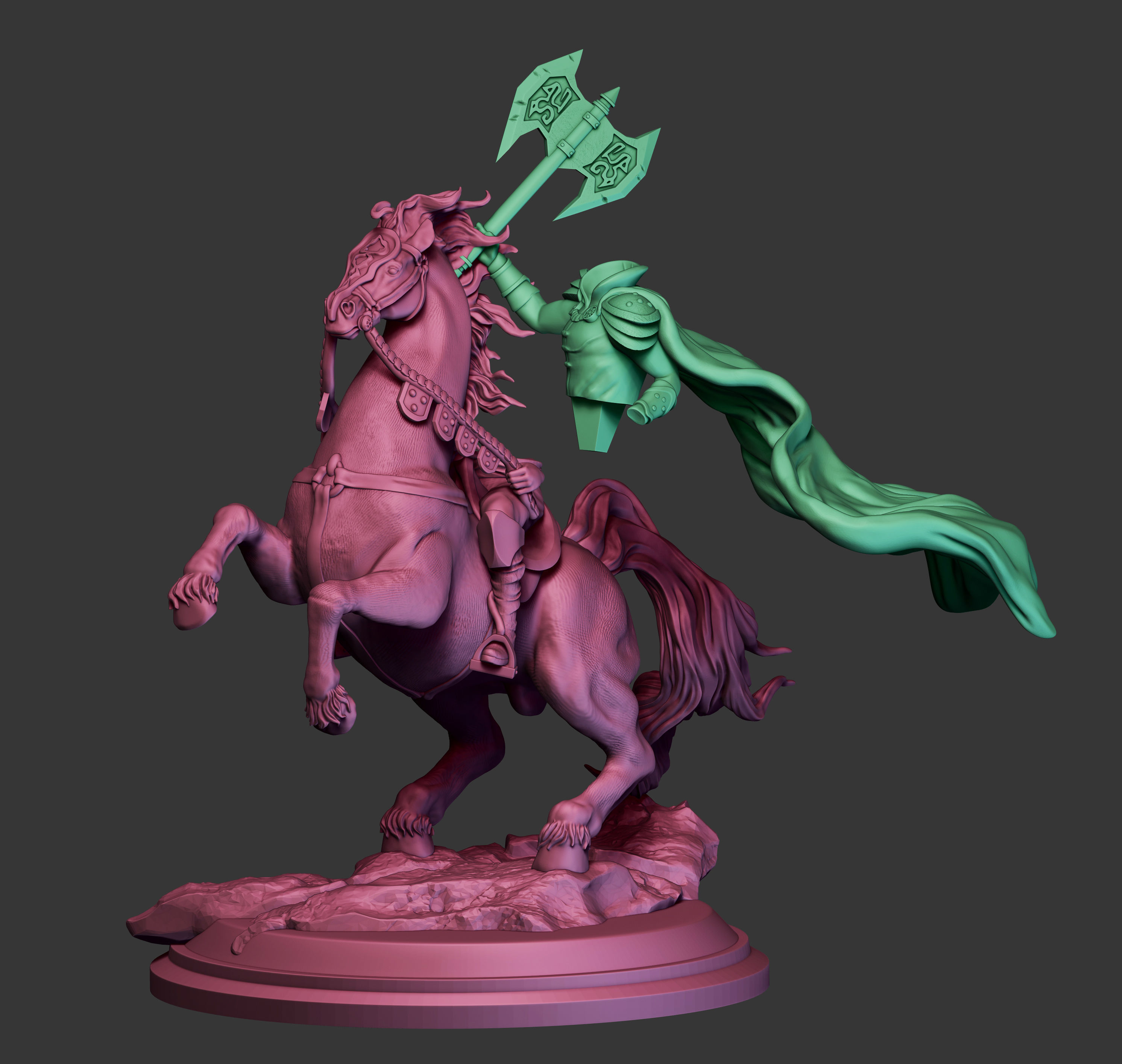 Headless Horseman 3D model 3D printable | CGTrader