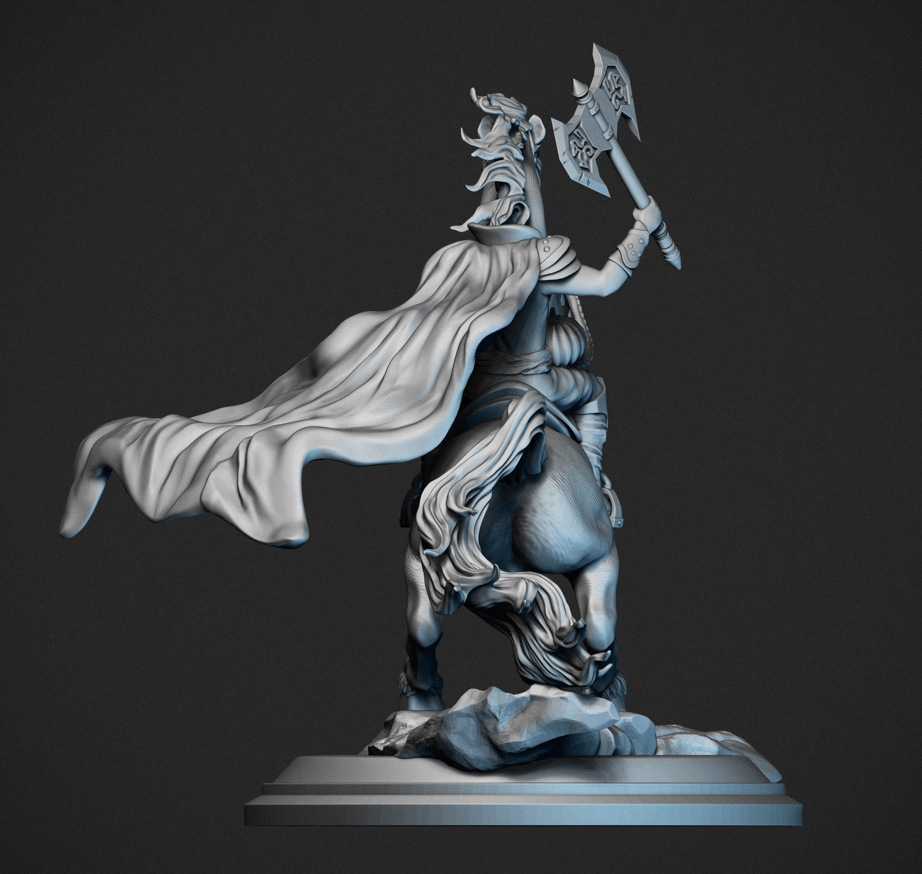 Headless Horseman 3D model 3D printable | CGTrader