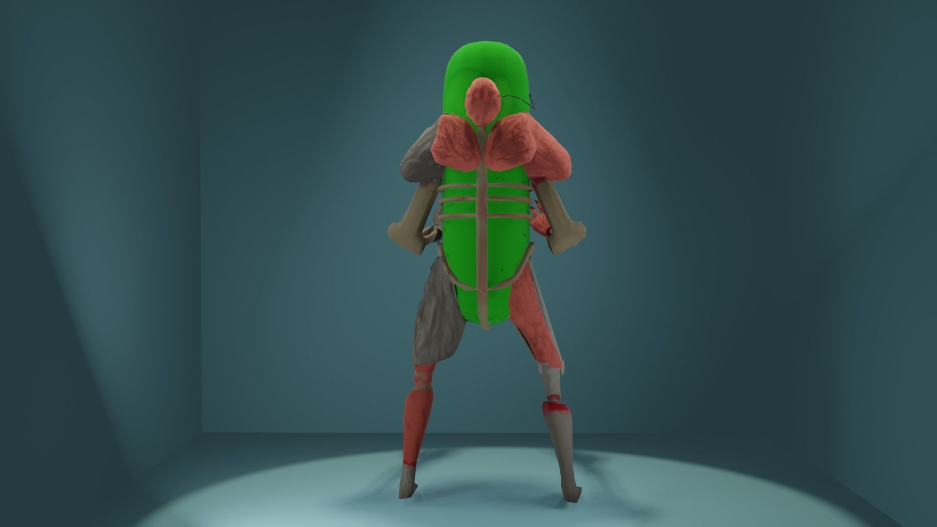 3D model Cucumber rick VR / AR / low-poly | CGTrader