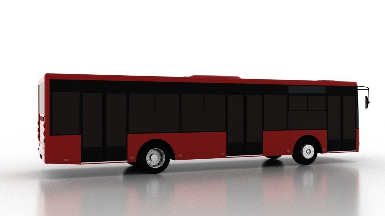 3D model Bus Bogdan A70132 Low VR / AR / low-poly | CGTrader