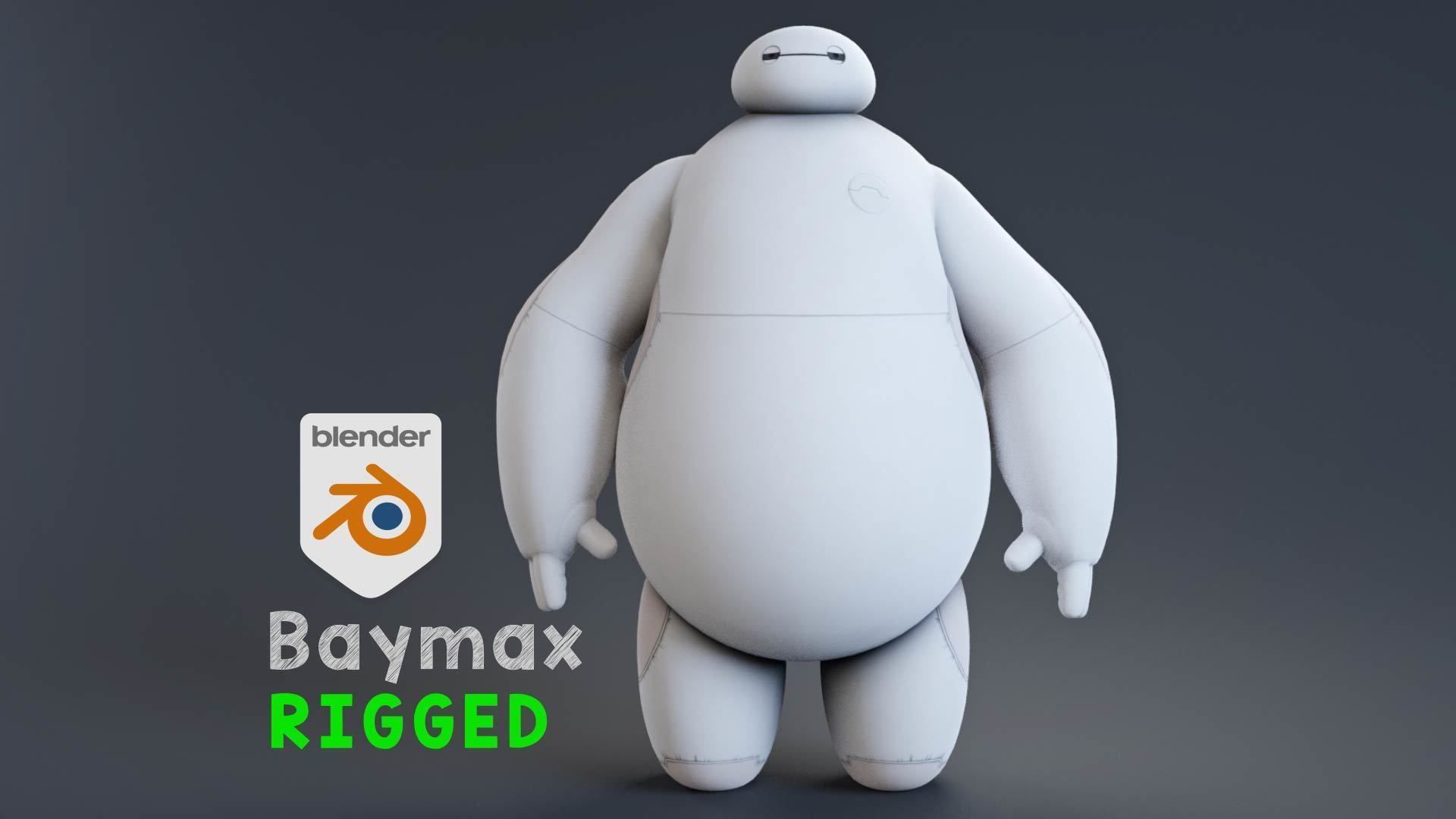 Big hero 6 - Baymax rigged 3D model rigged | CGTrader