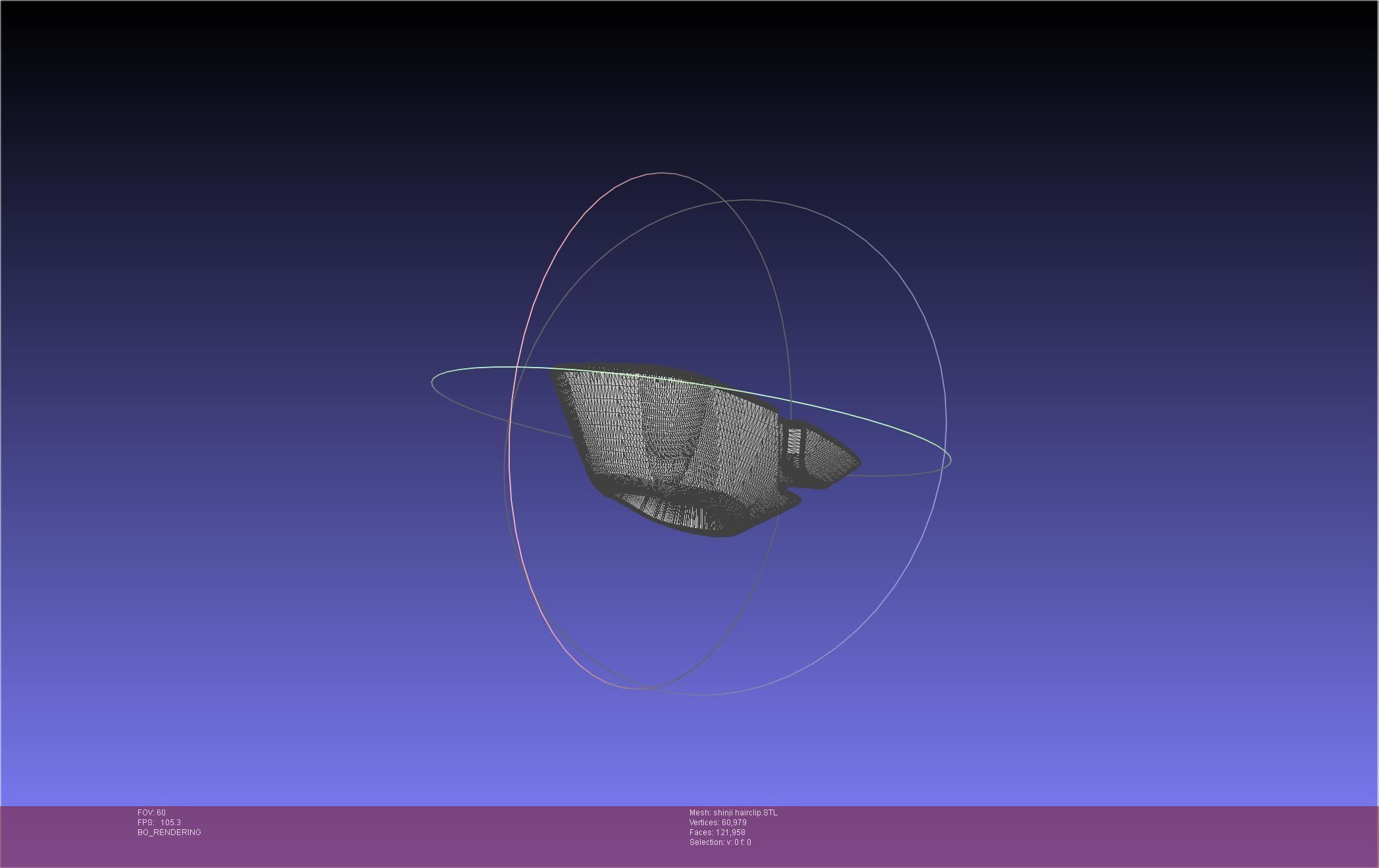 Evangelion Shinji Hairclip 3D model 3D printable | CGTrader