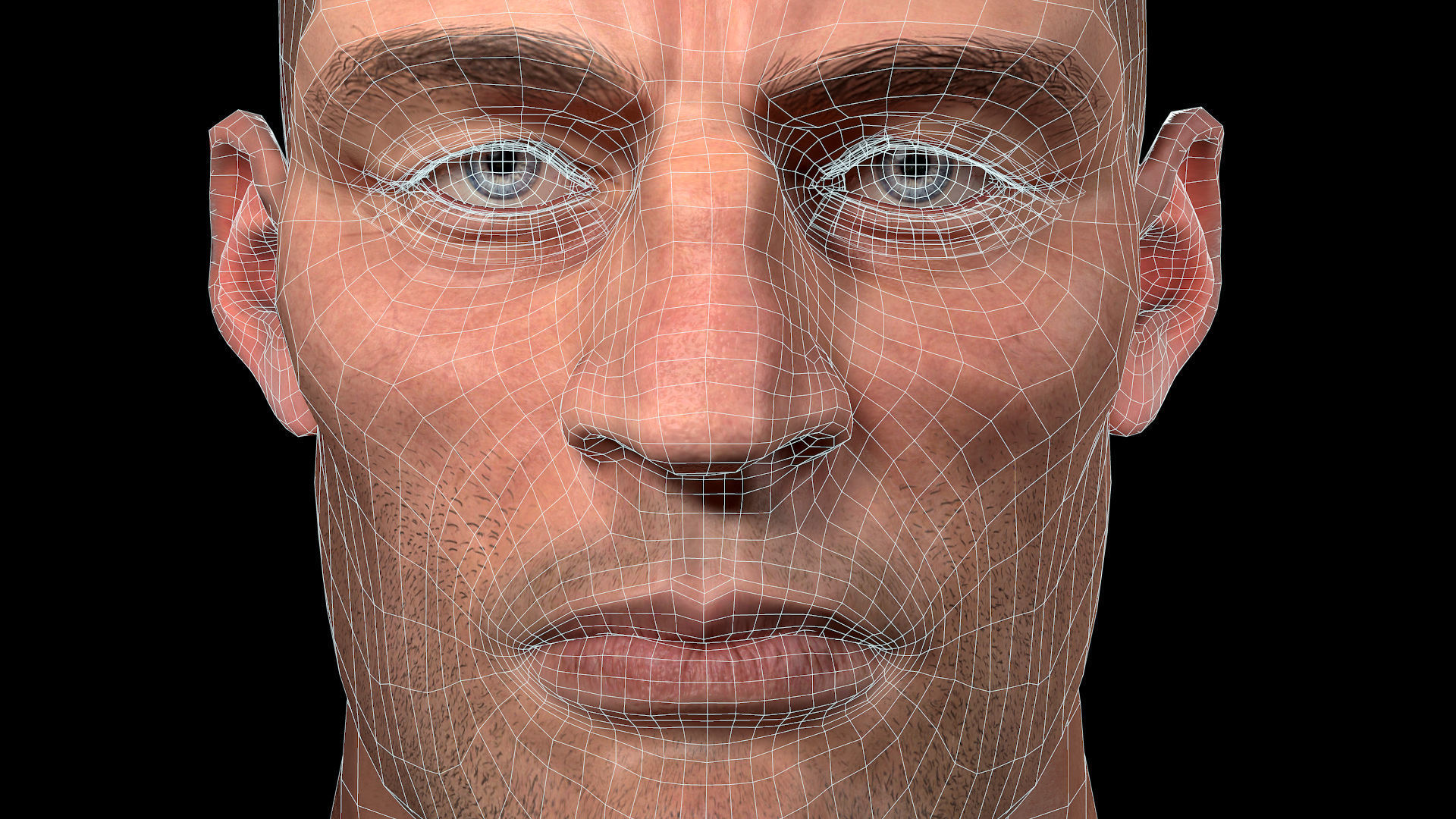 3D model Realistic model of male head Jake VR / AR / low-poly | CGTrader