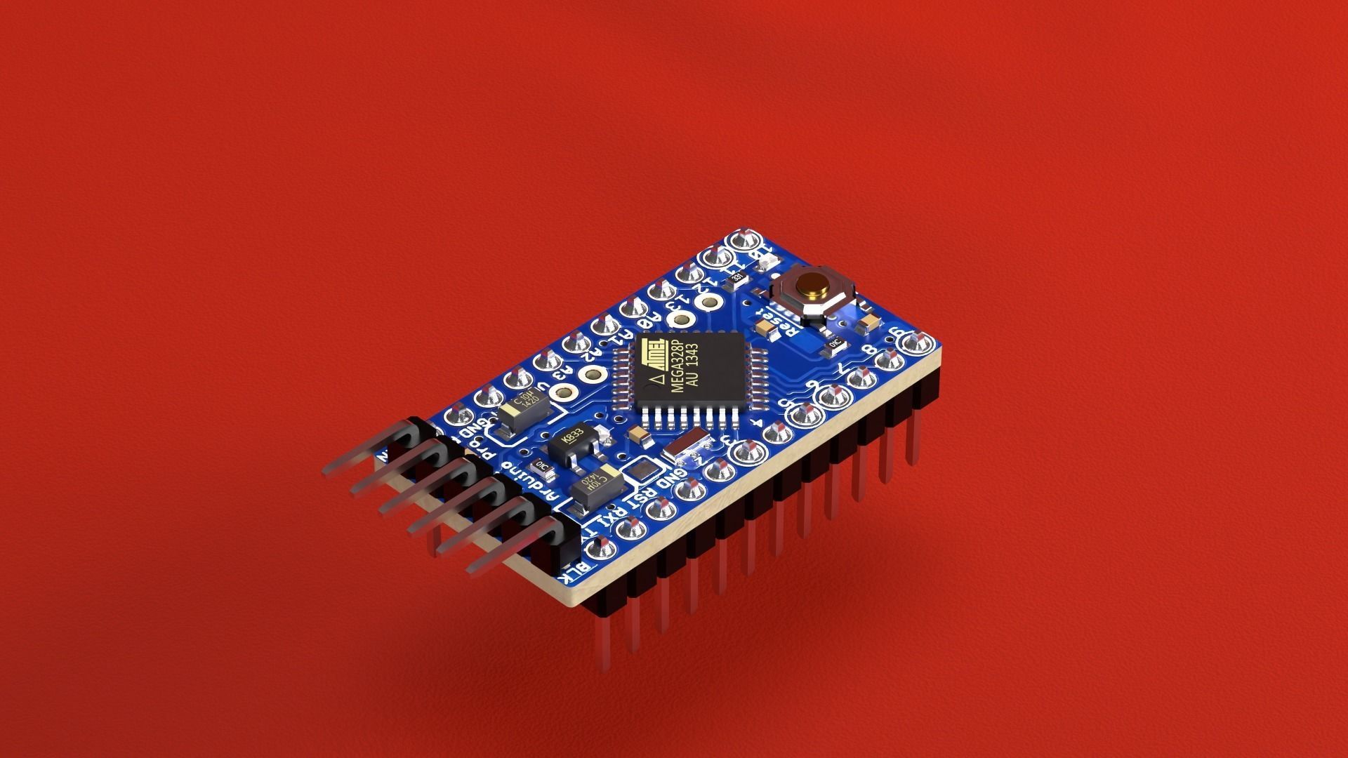 Arduino Pro Mini 3D model | CGTrader