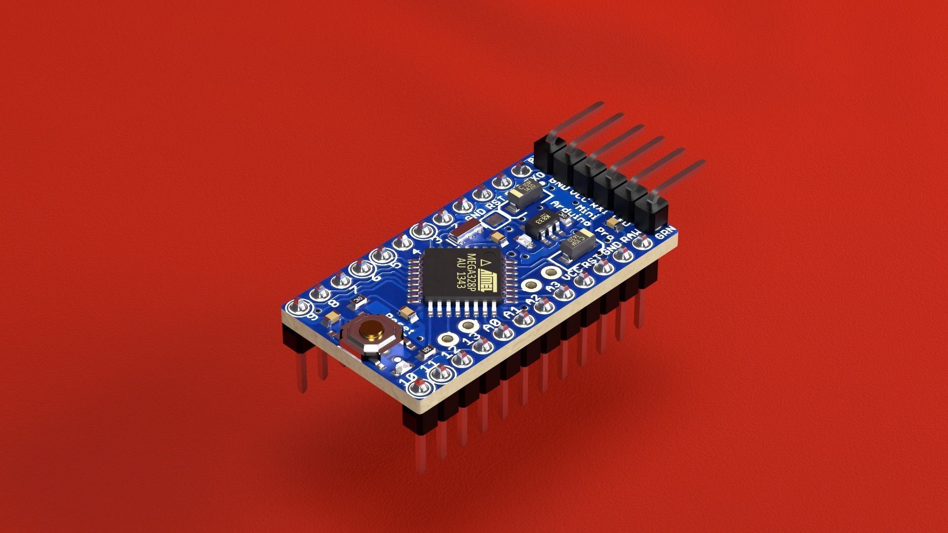 Arduino Pro Mini 3D model | CGTrader