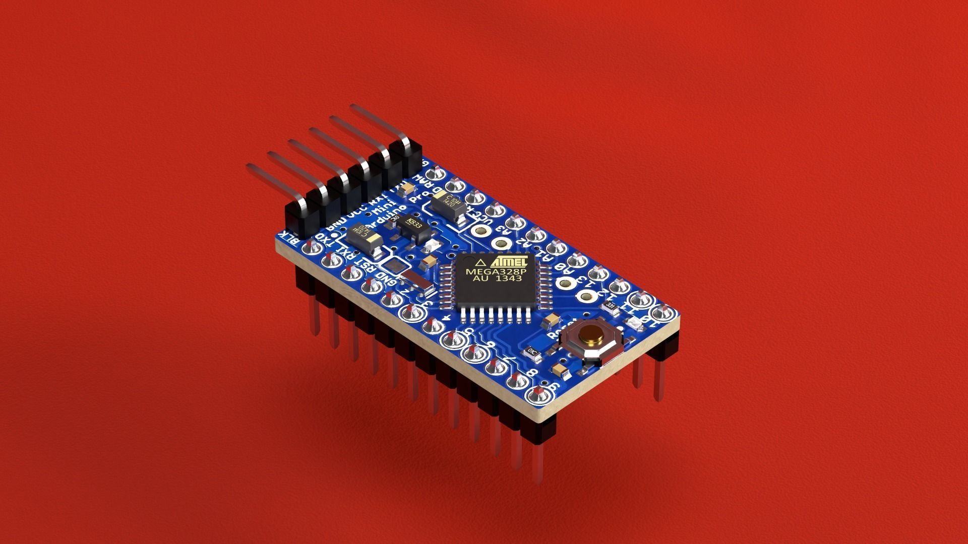 Arduino Pro Mini 3D model | CGTrader