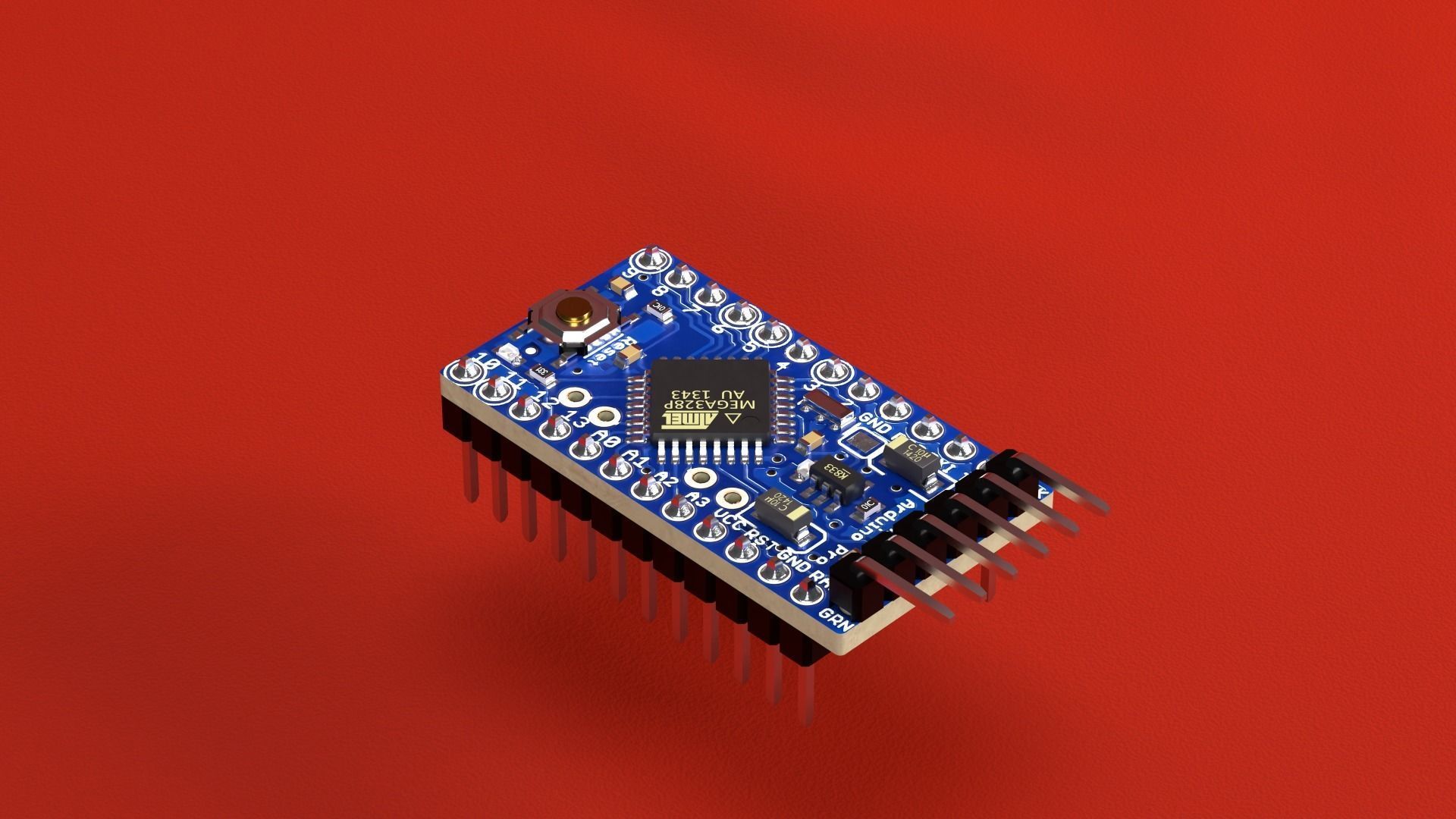 Arduino Pro Mini 3D model | CGTrader