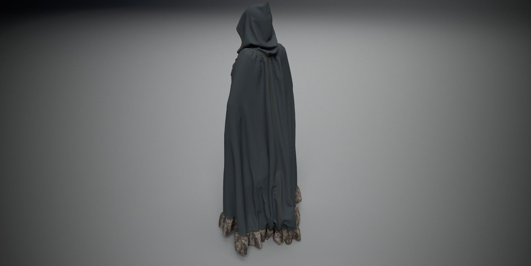 Cloak with pockets 3D model | CGTrader