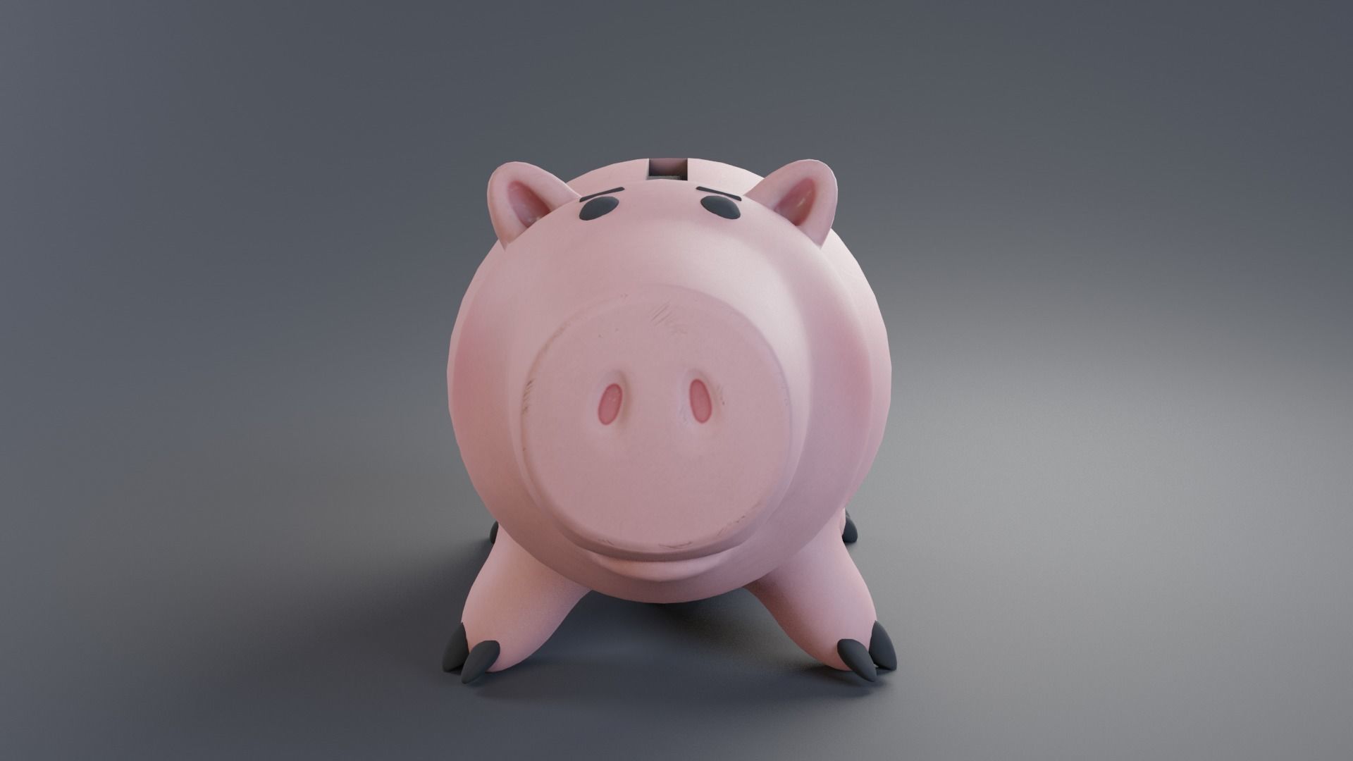 Toy story - Hamm the piggy bank rigged 3D model rigged | CGTrader