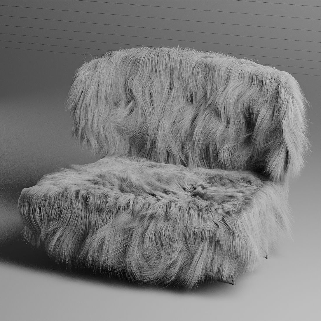 3D model Kidassia Fur and Cast Bronze VR / AR / low-poly | CGTrader