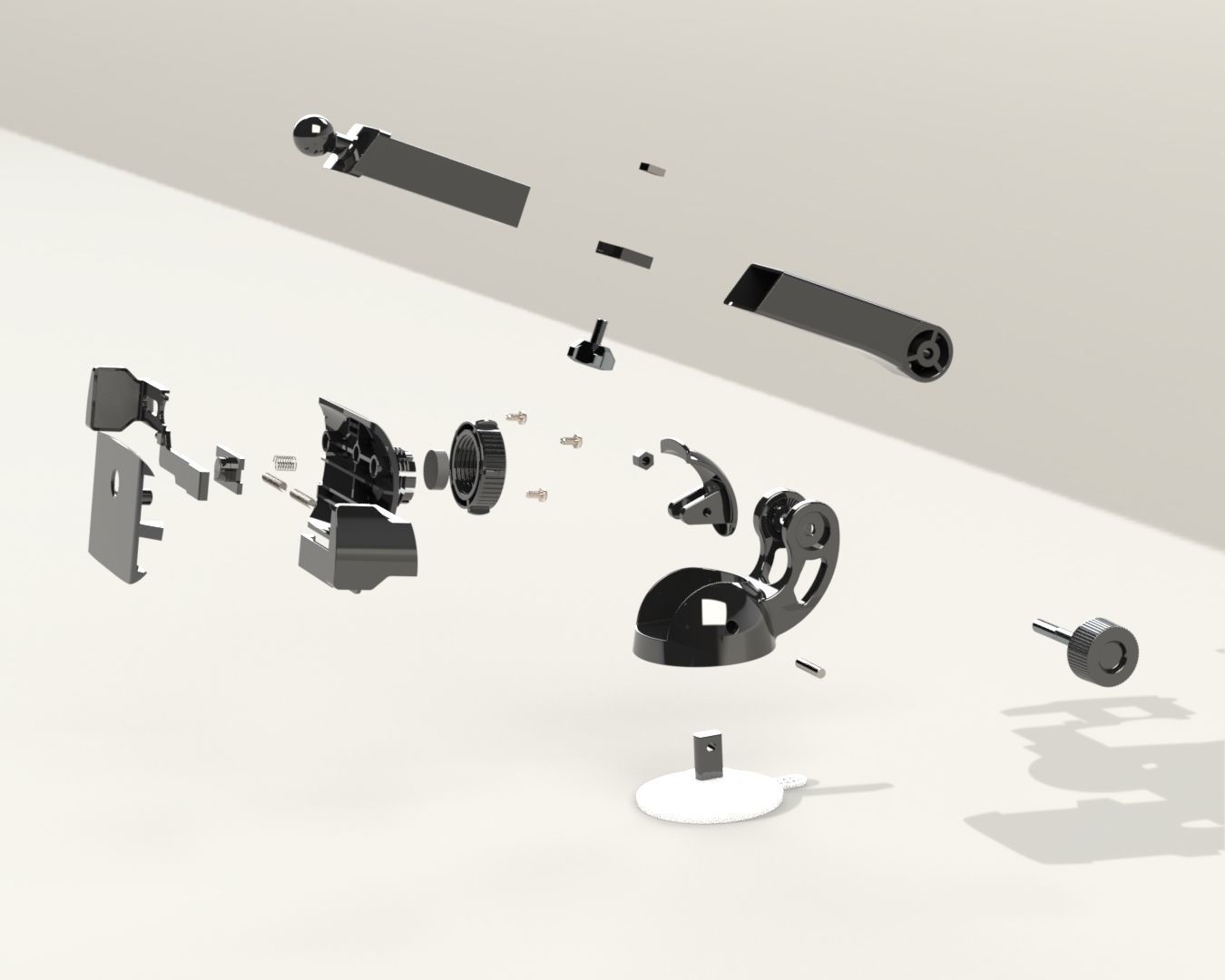 Car Mobile Phone Holder 3D model 3D printable | CGTrader