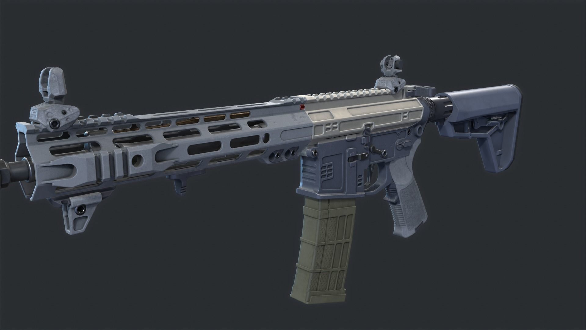 3D model AR 15 VR / AR / low-poly | CGTrader