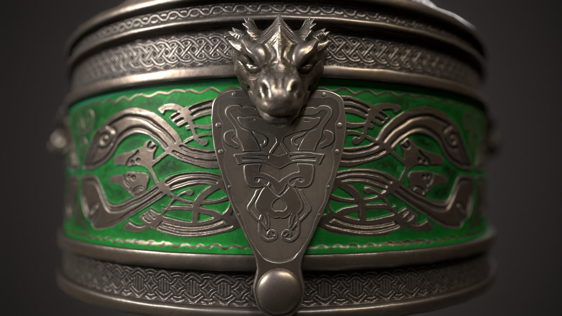 3D model Celtic Casket VR / AR / low-poly | CGTrader