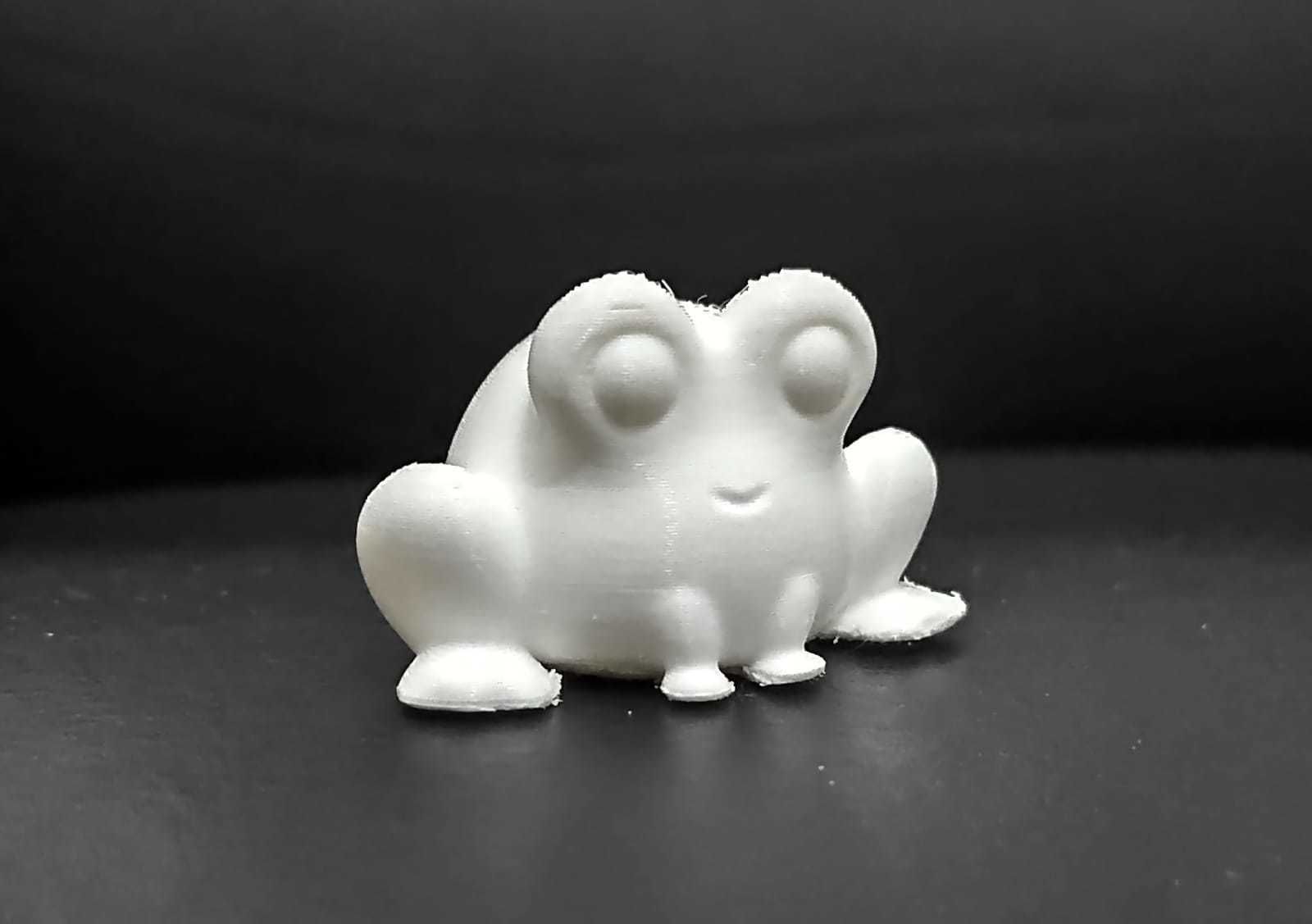 Cute Round Frog 3D model 3D printable | CGTrader