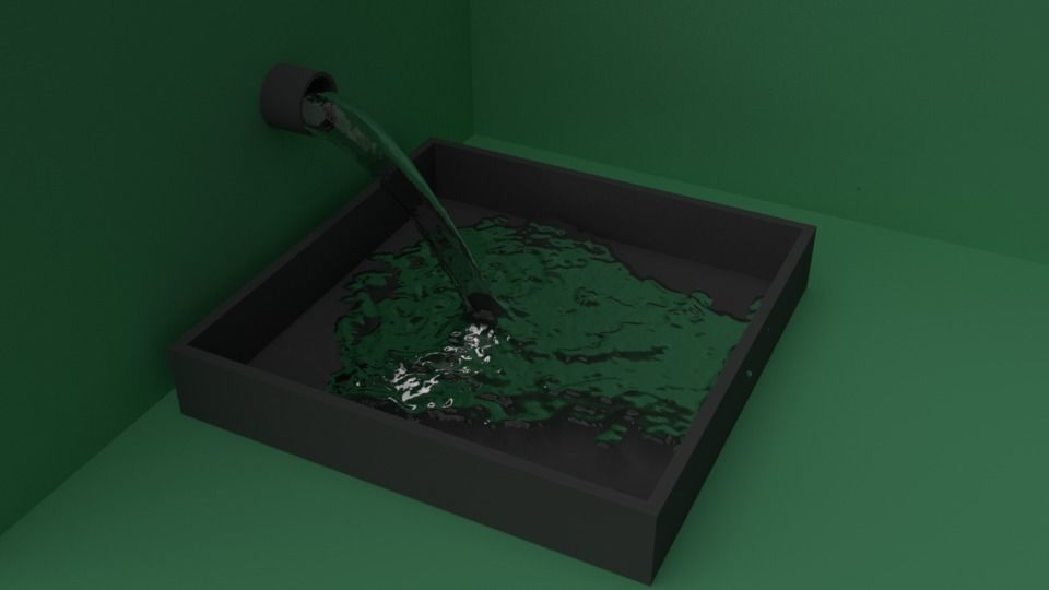 WATER DROPING ANIMATION free 3D model animated | CGTrader