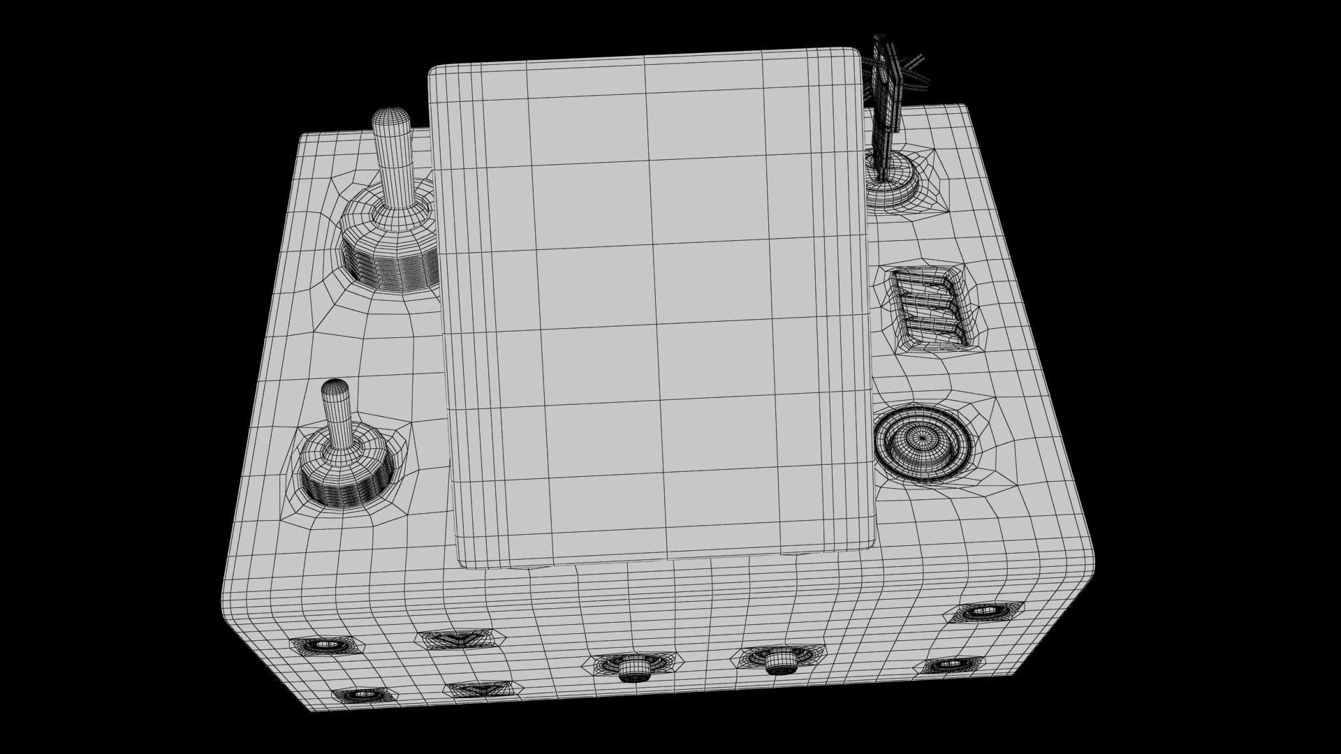 Detonator metal box with button 3D model | CGTrader