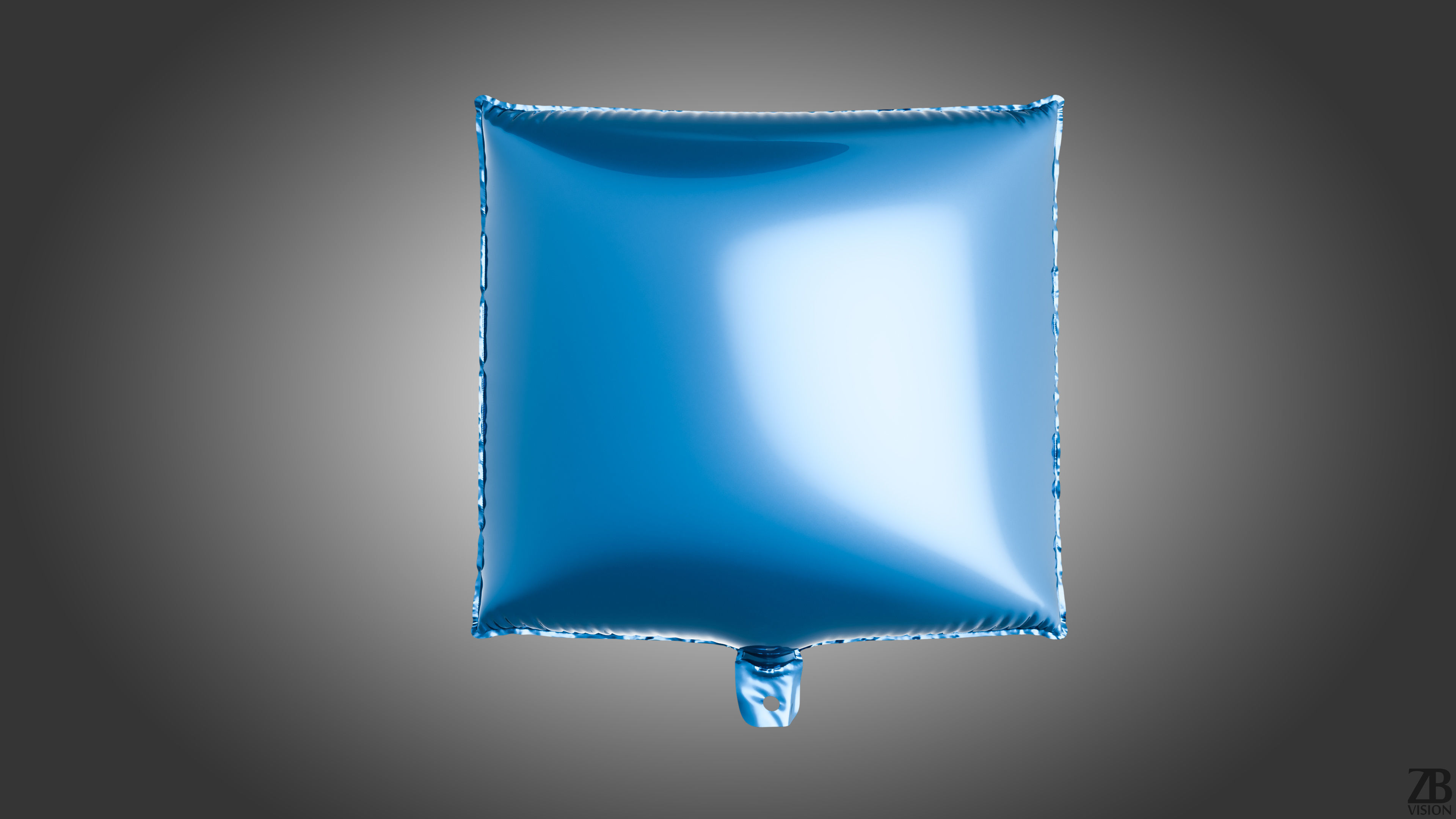 Square balloon 3D model | CGTrader