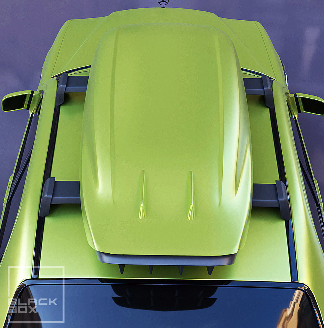 Sport Ski box Roof Box for Diecast 1-24 and 1-64 3D model 3D printable ...