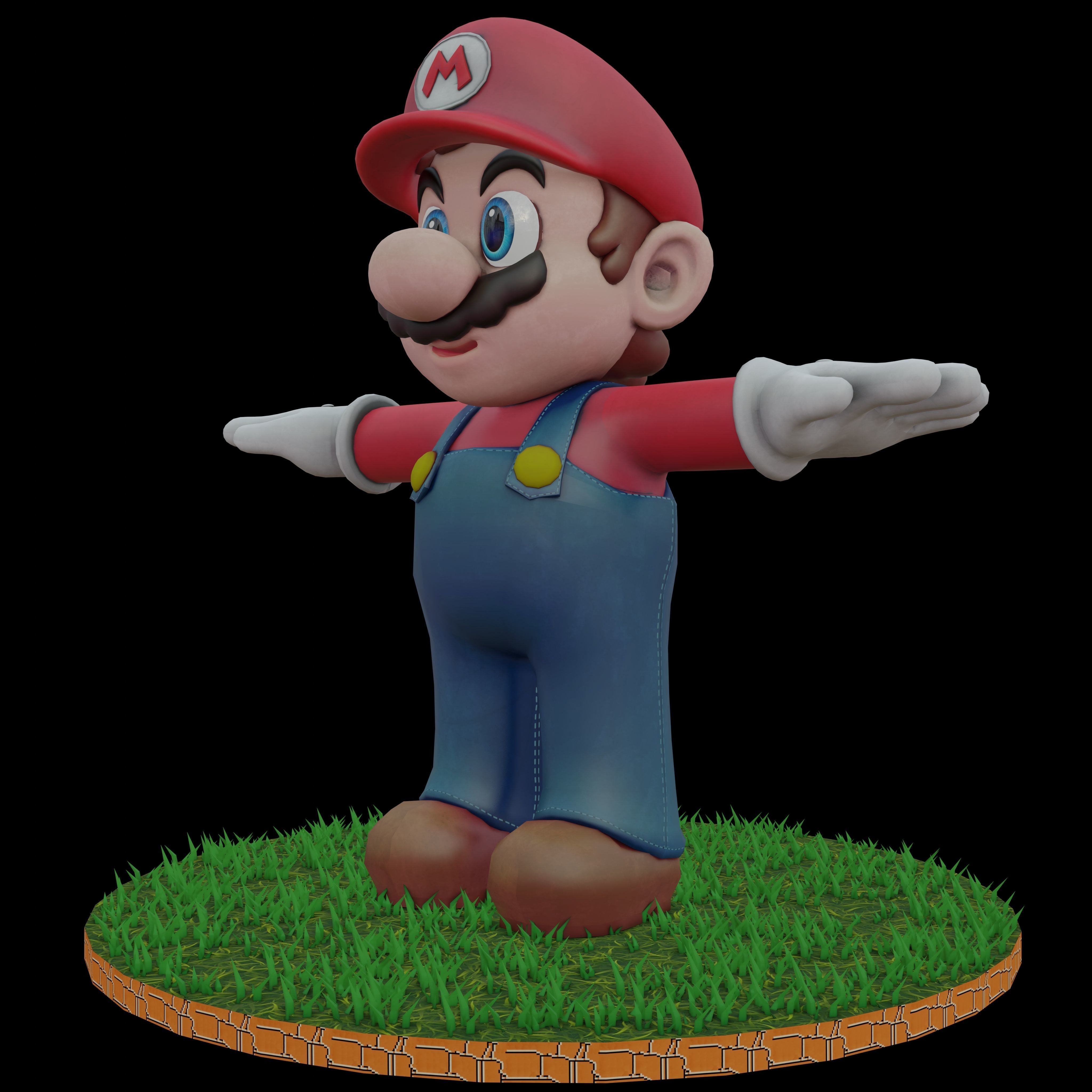 3D model Mario Bros Rigged VR / AR / low-poly | CGTrader