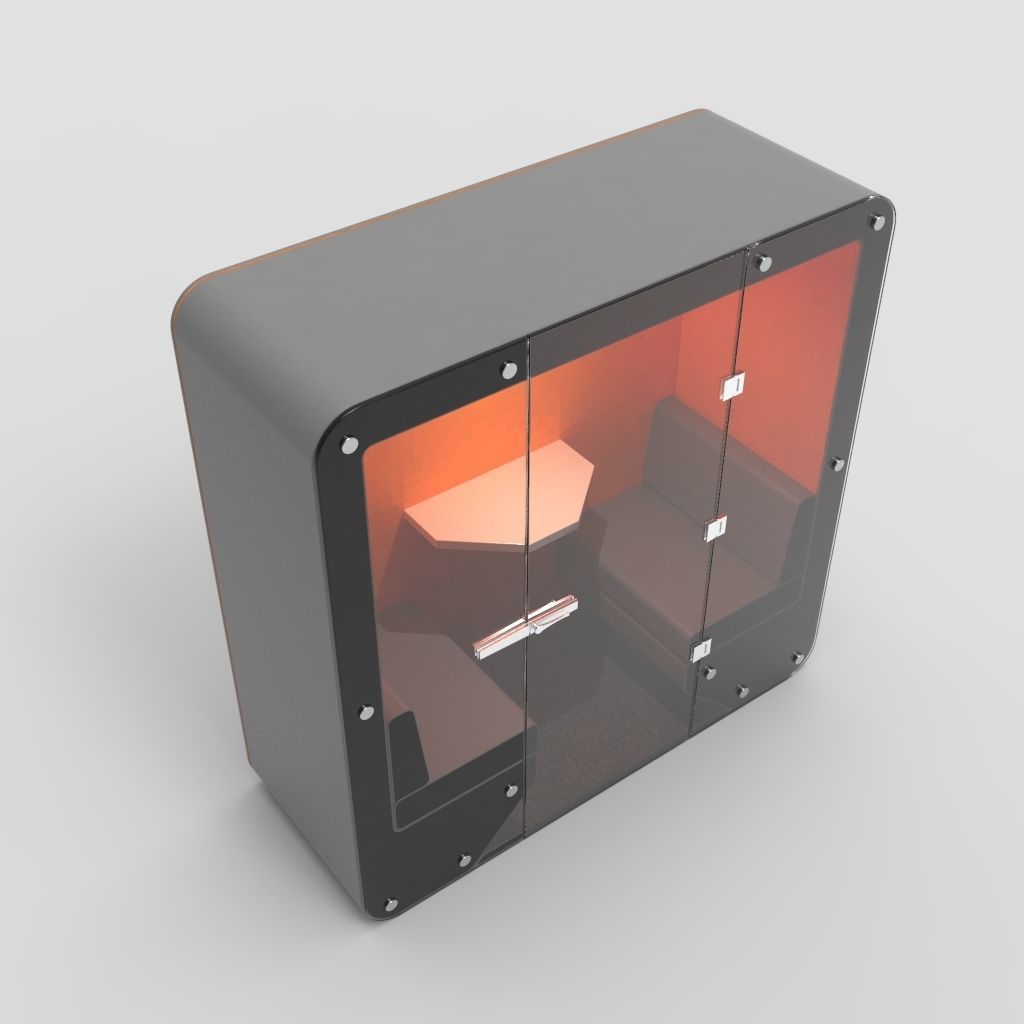 Meeting Pod 3D model | CGTrader