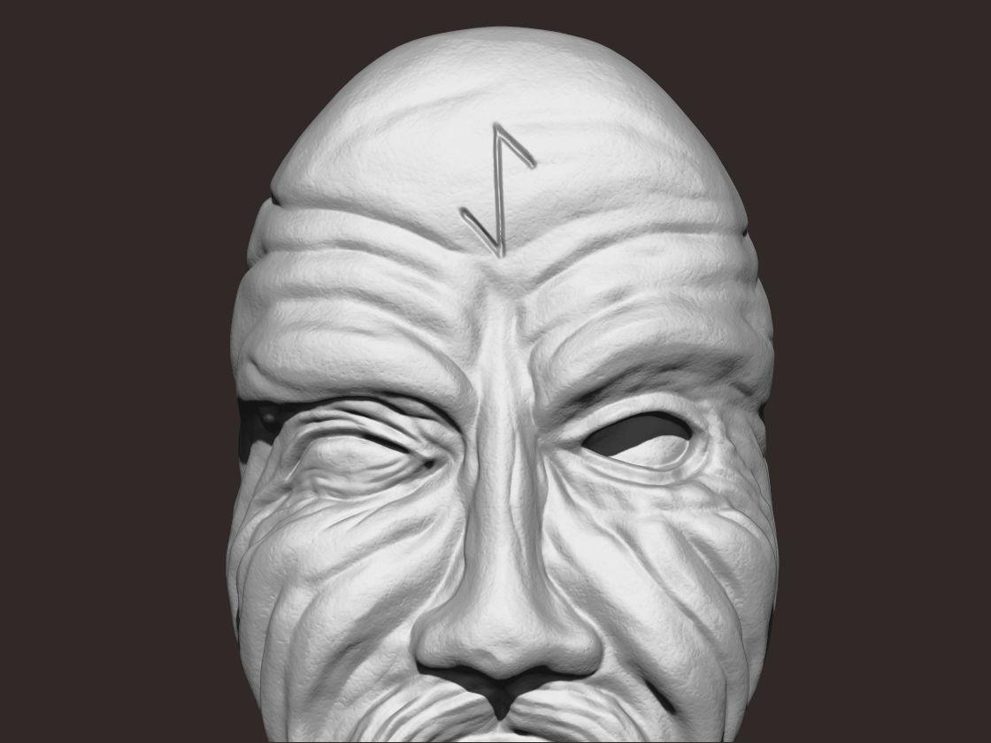 Odin Mask Wall Decor 3D model 3D printable | CGTrader