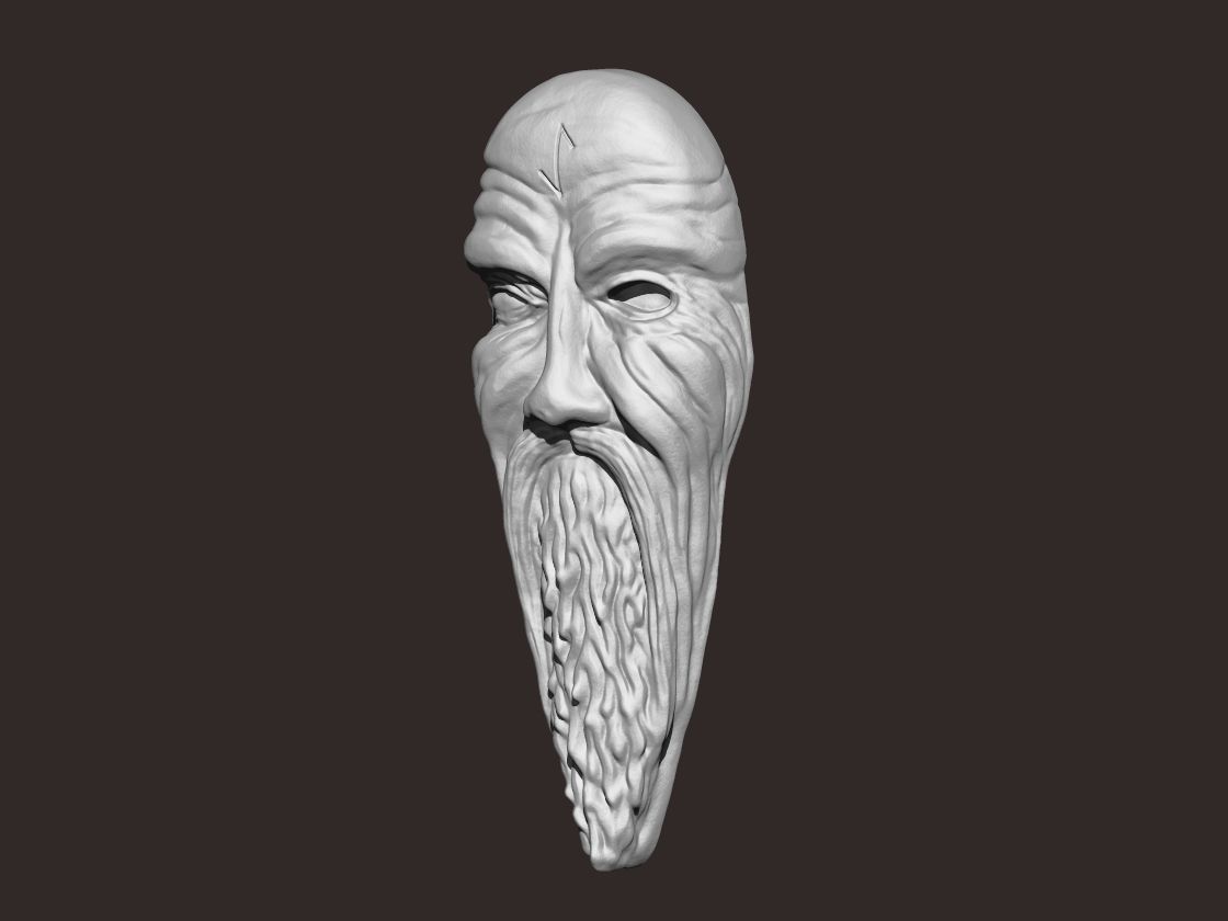 Odin Mask Wall Decor 3D model 3D printable | CGTrader
