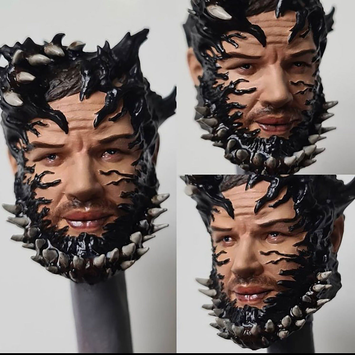 Venom Tom Hardy Head Sculpt for Custom Action Figures 3D model 3D ...