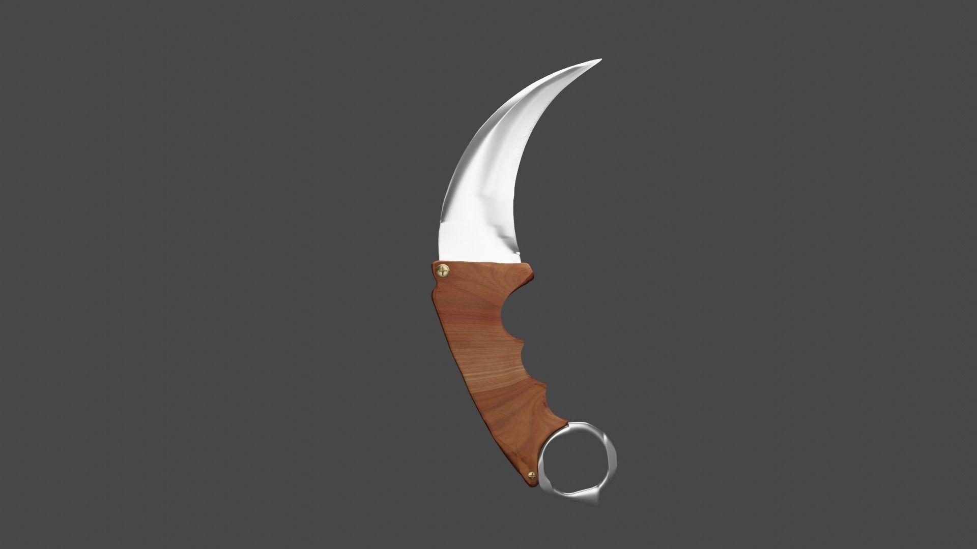 3D model Karambit Model knife VR / AR / low-poly | CGTrader