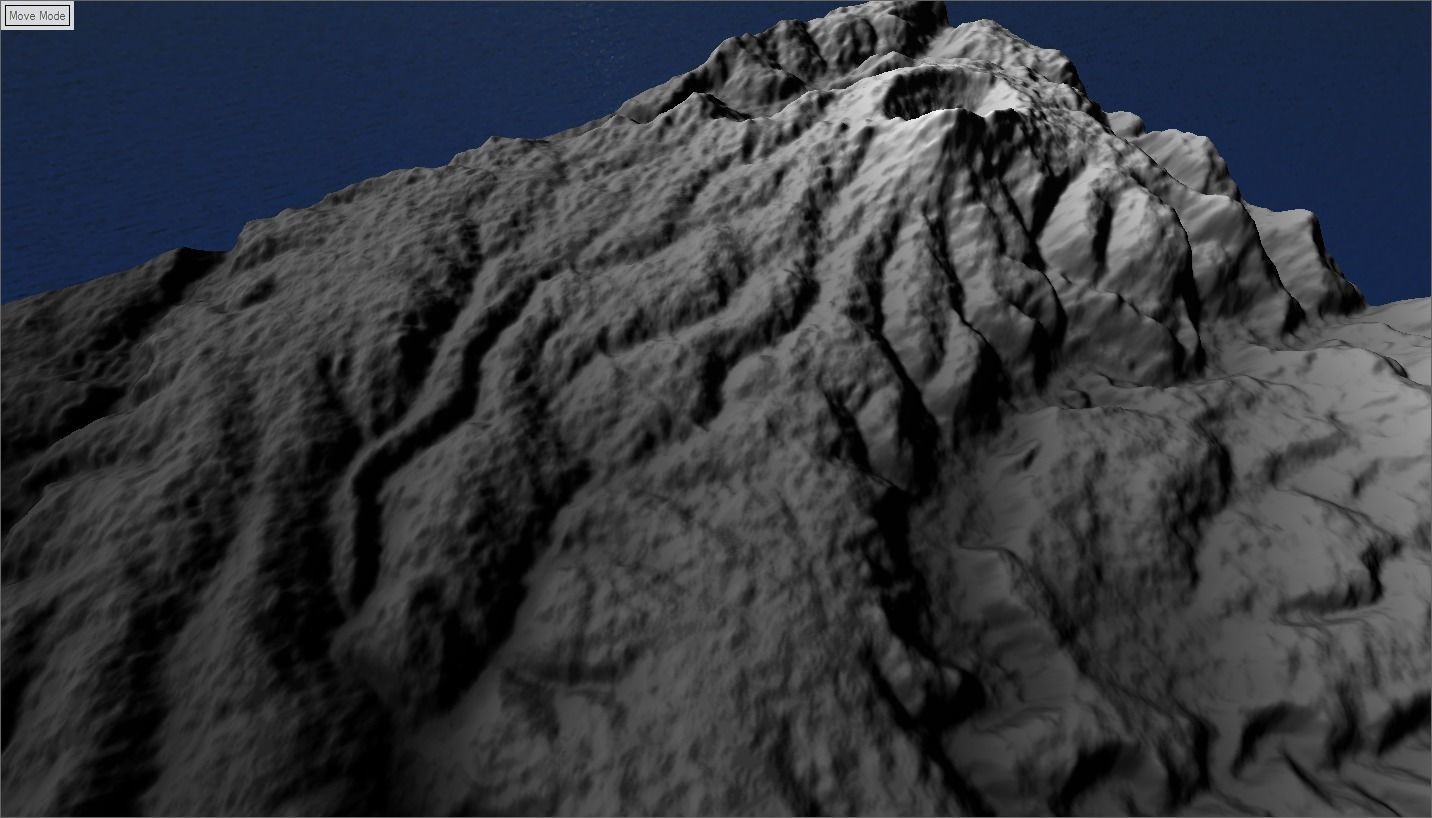 DEM Volcano land high resolution 3D model | CGTrader