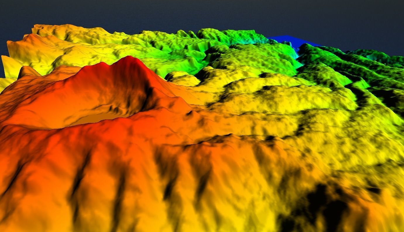 DEM Volcano land high resolution 3D model | CGTrader