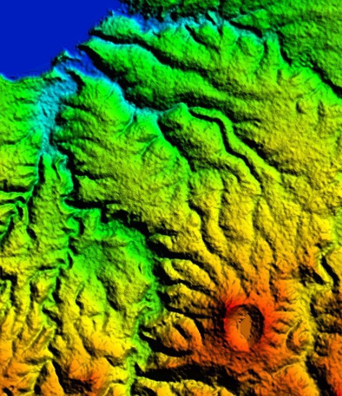 DEM Volcano land high resolution 3D model | CGTrader