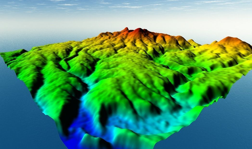 DEM Volcano land high resolution 3D model | CGTrader