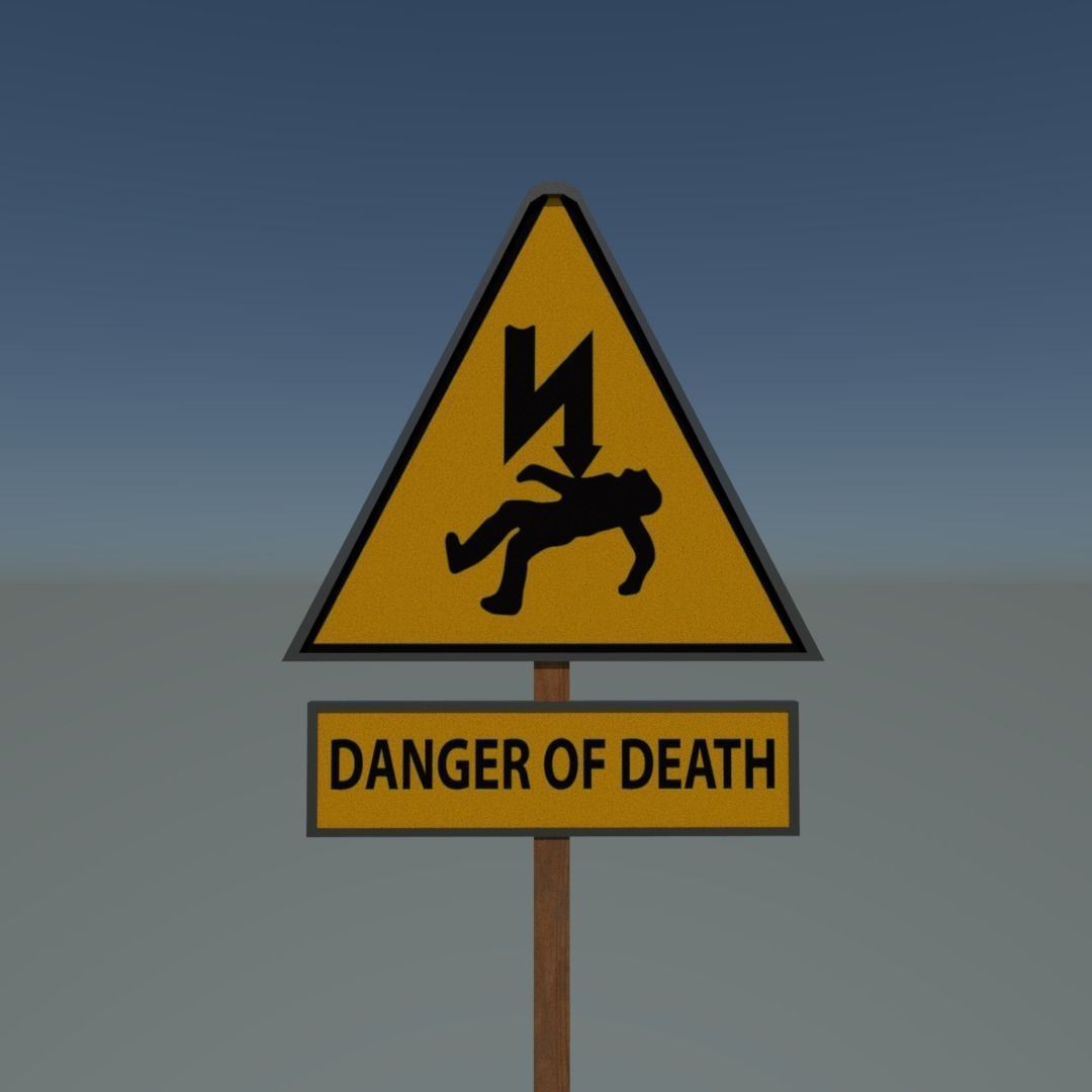 3D model Death signal VR / AR / low-poly | CGTrader