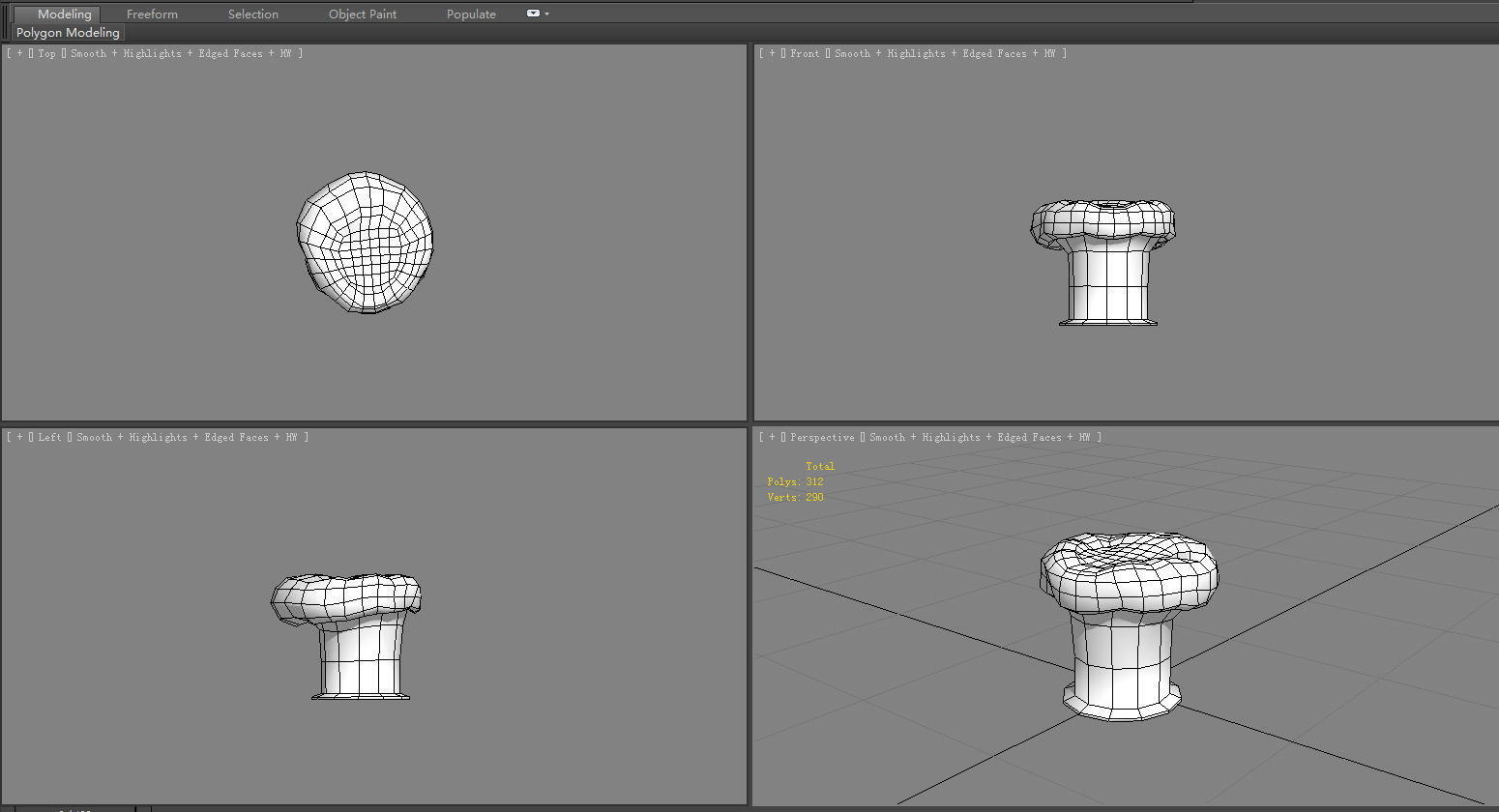 3D model Cartoon chef hat VR / AR / low-poly | CGTrader
