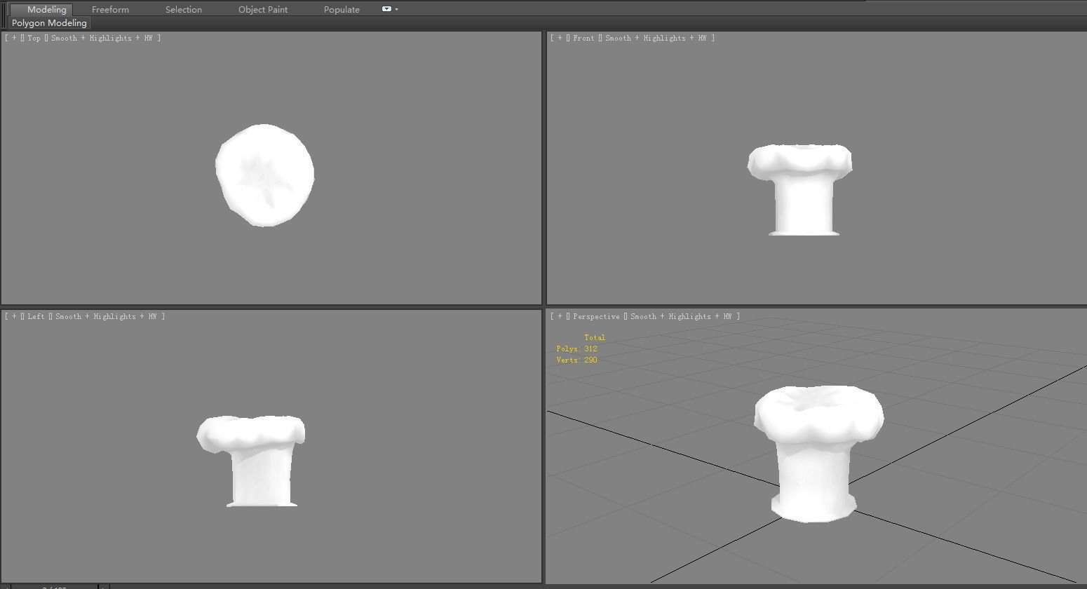 3D model Cartoon chef hat VR / AR / low-poly | CGTrader