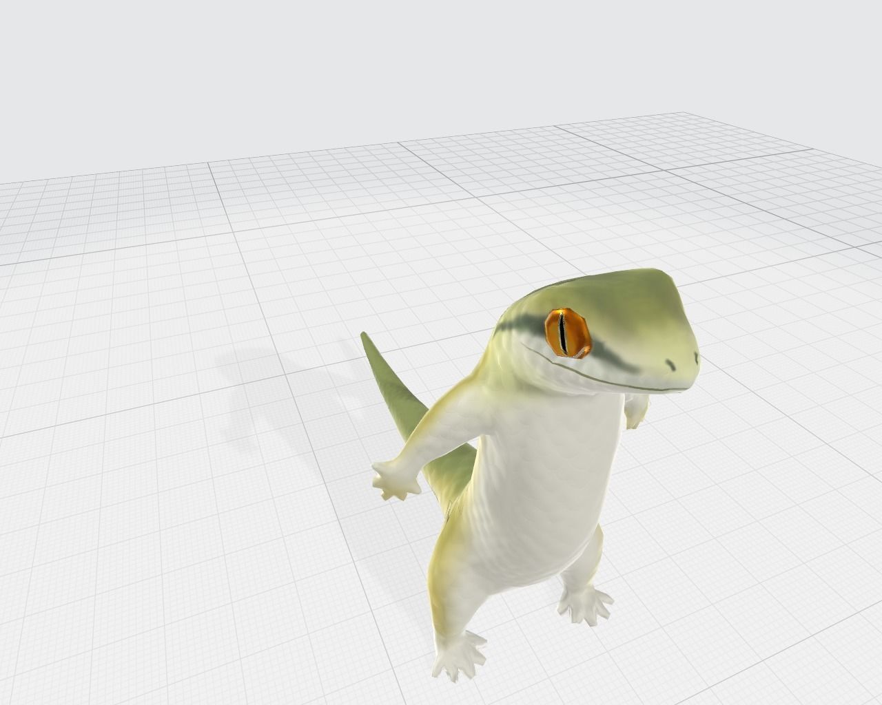 3D model LIZARD GECKO 3d model PBR TEXTURED includes Hi Poly model VR ...