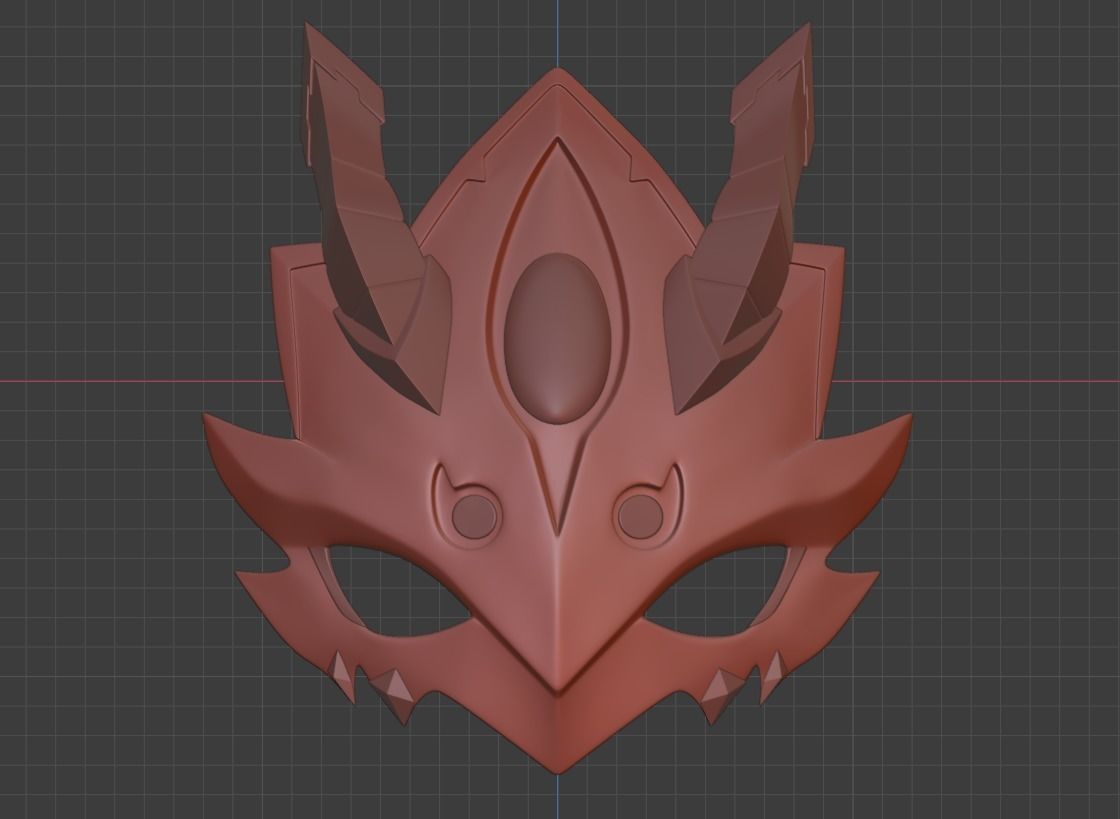 FGO - Mask of prince of Lanling 3D model 3D printable | CGTrader