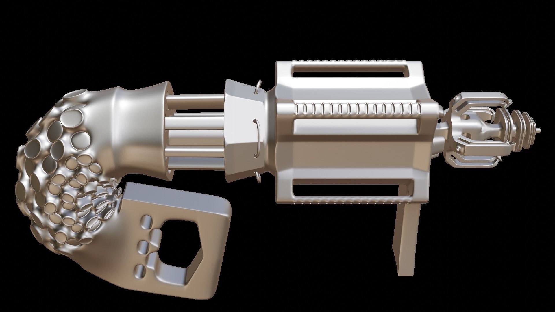 Alien weapon sci fi 3D model | CGTrader