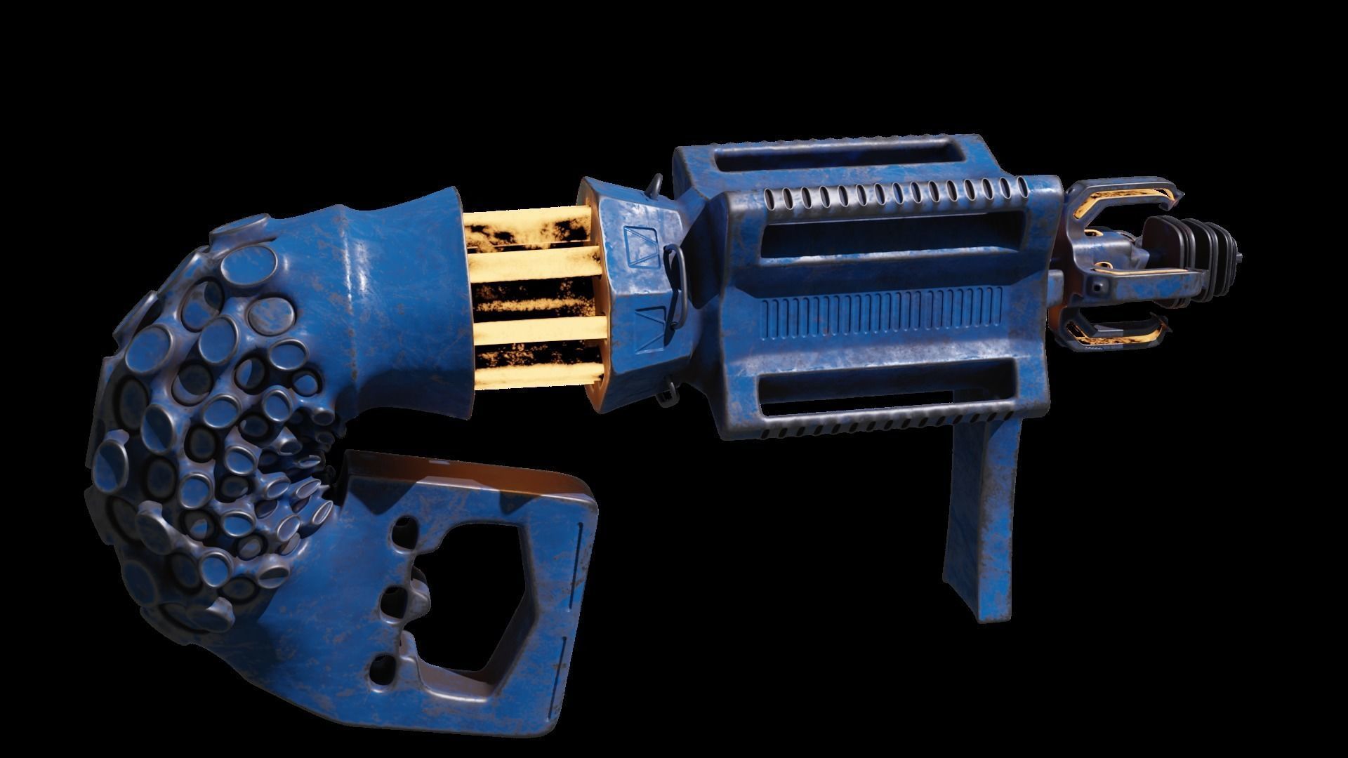 Alien weapon sci fi 3D model | CGTrader