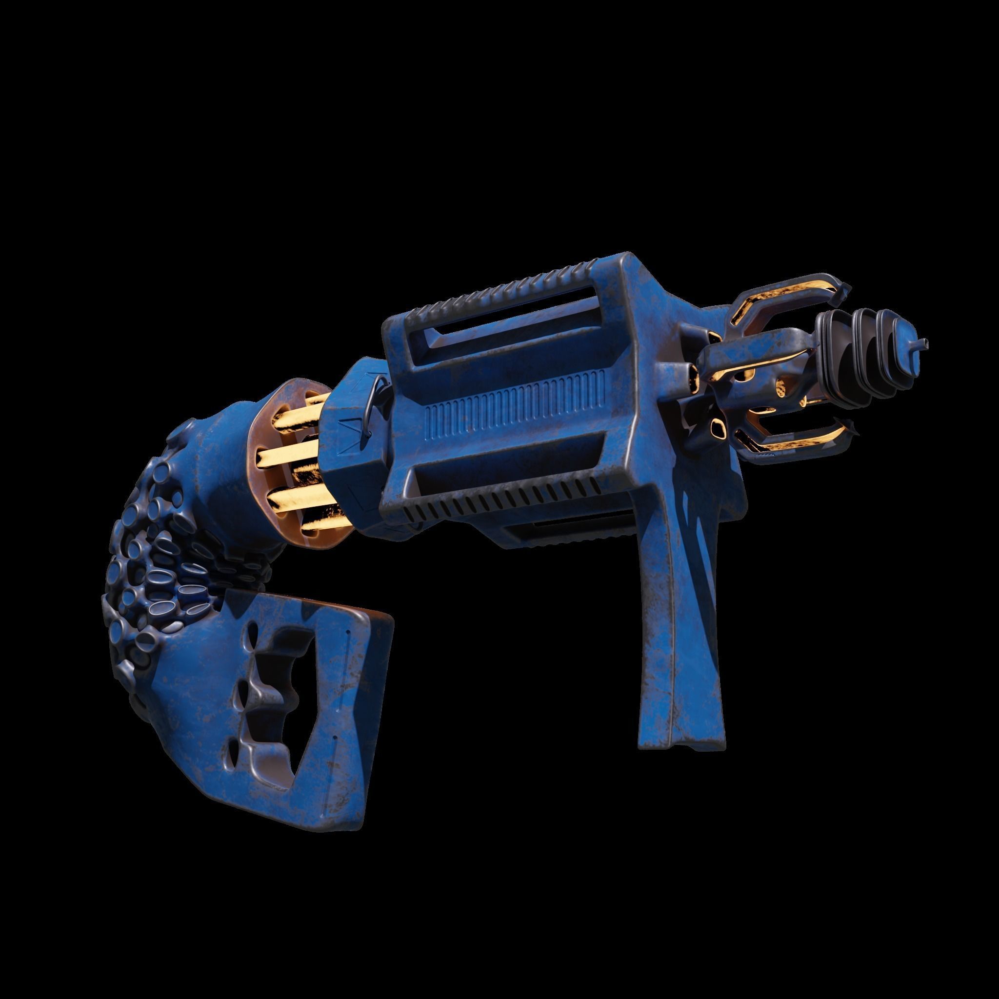 Alien weapon sci fi 3D model | CGTrader