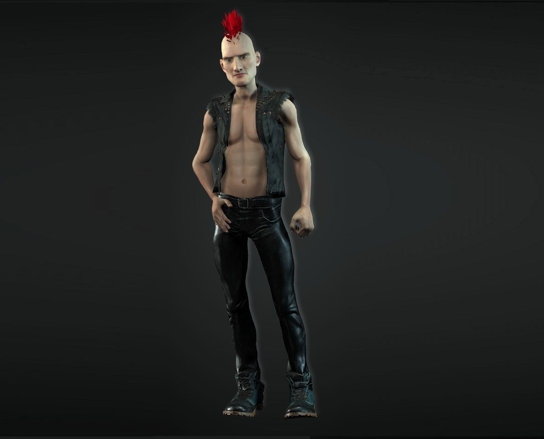 3D model Cyberpunk Style Character VR / AR / low-poly | CGTrader