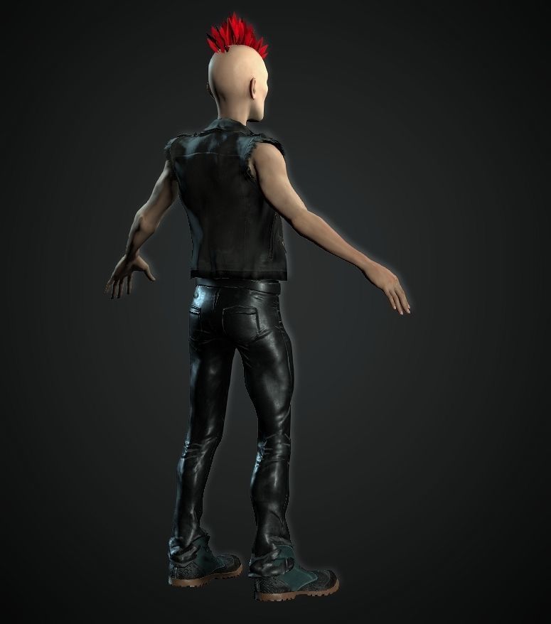 3D model Cyberpunk Style Character VR / AR / low-poly | CGTrader