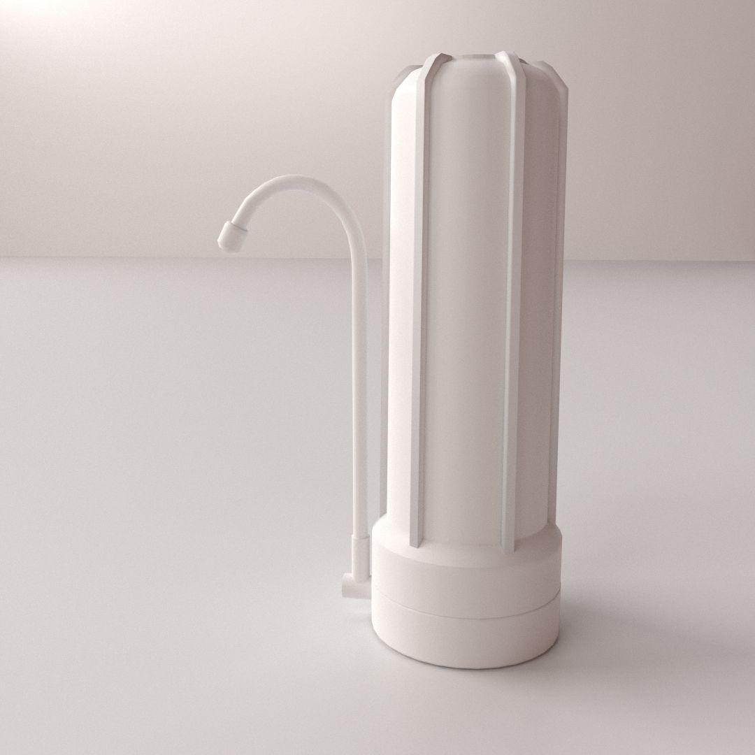 Countertop Drinking Water Filter 3D model | CGTrader