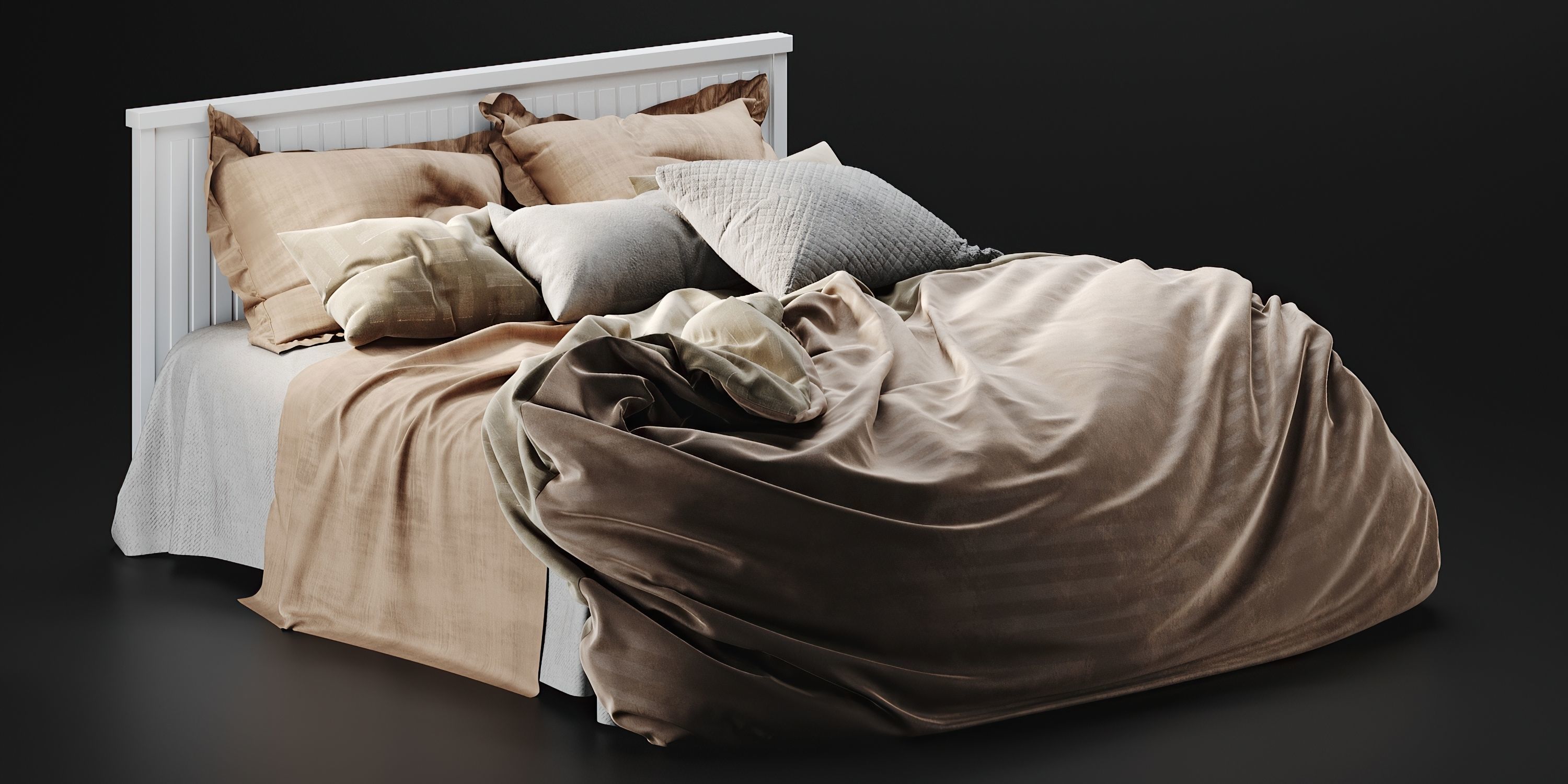 bed not bad 3D model | CGTrader