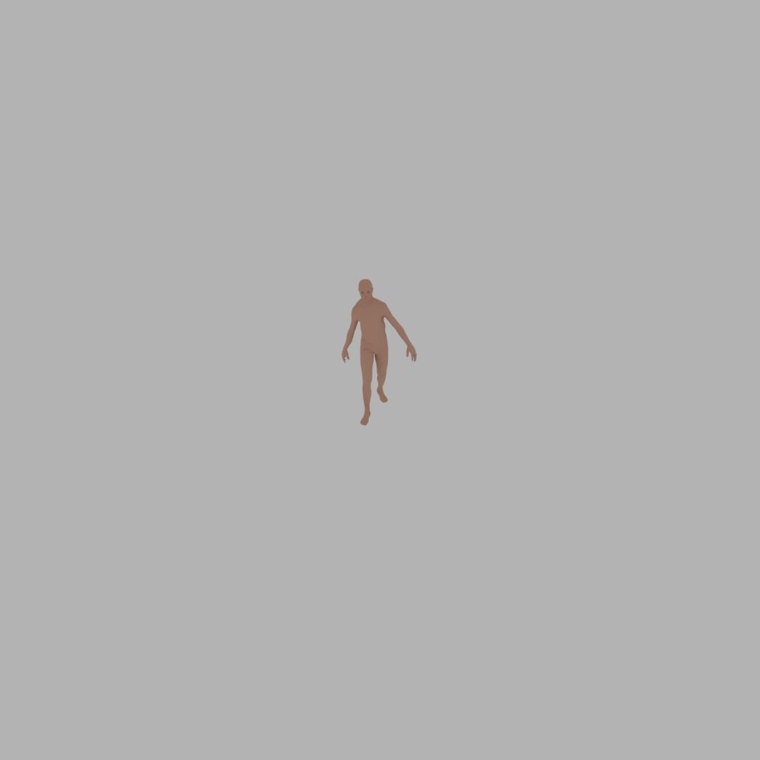 basic human free 3D model animated rigged | CGTrader