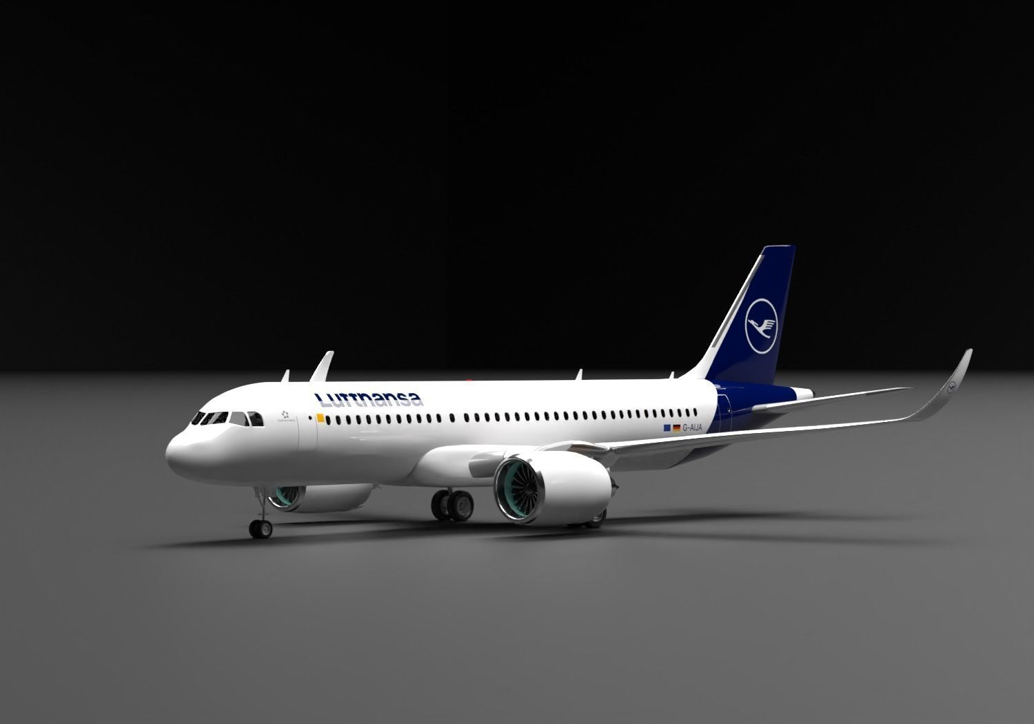 Airbus A320 NEO Lufthansa Livery 3D model | CGTrader